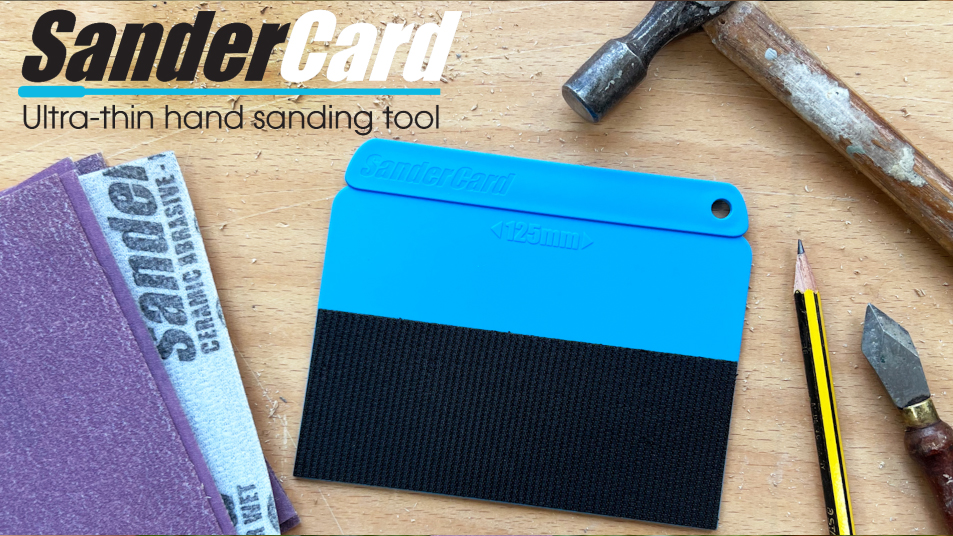 Watch Meet the SanderCard, the Ultra-thin Hand Sander on Amazon Live