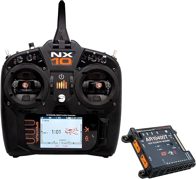 Amazon.com: Spektrum NX10 Transmitter Combo w/ AR10400T PowerSafe RX ...