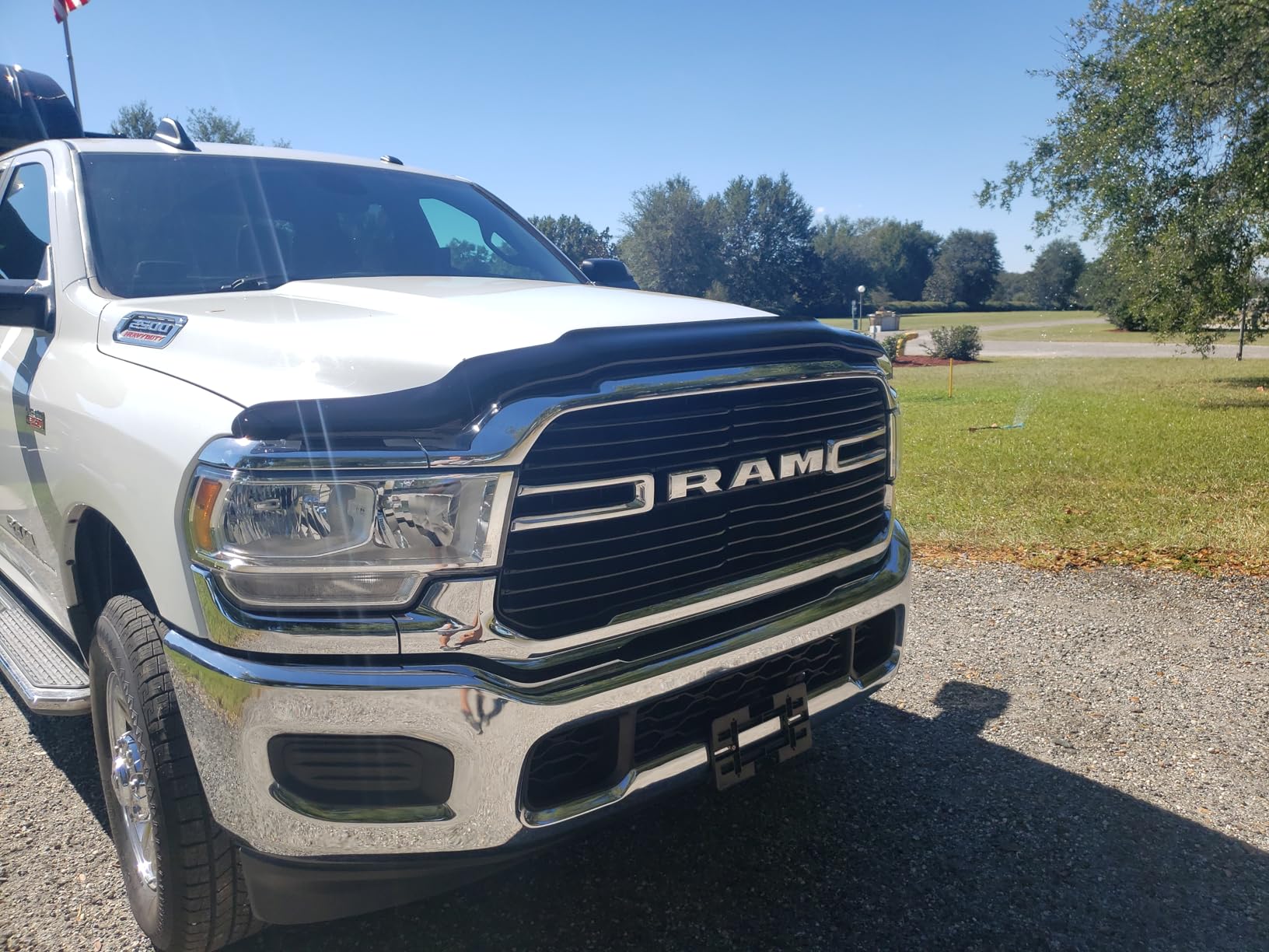 Amazon.com: WeatherTech Stone and Bug Deflector Custom Fit Hood ...