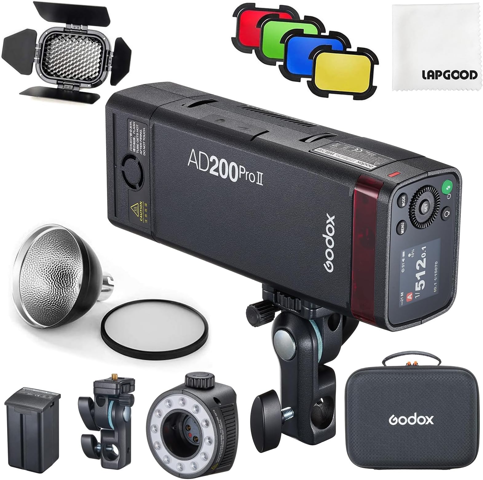 Amazon.com : Godox AD200 Pro II Godox-AD200Pro II Godox AD200ProII Kit ...