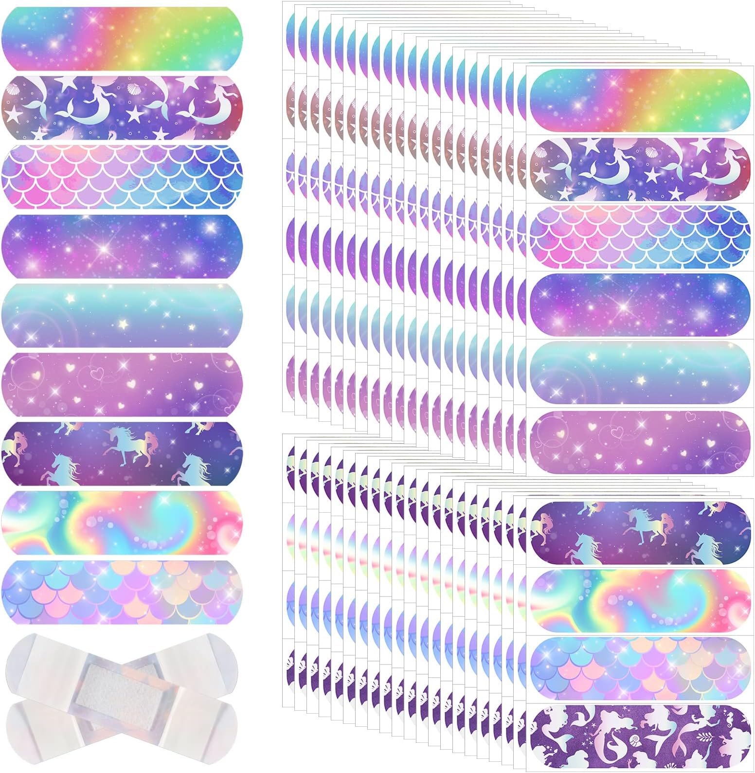 Amazon.com: Weewooday Kids Cartoon Bandages Bulk 8 Styles Flexible ...