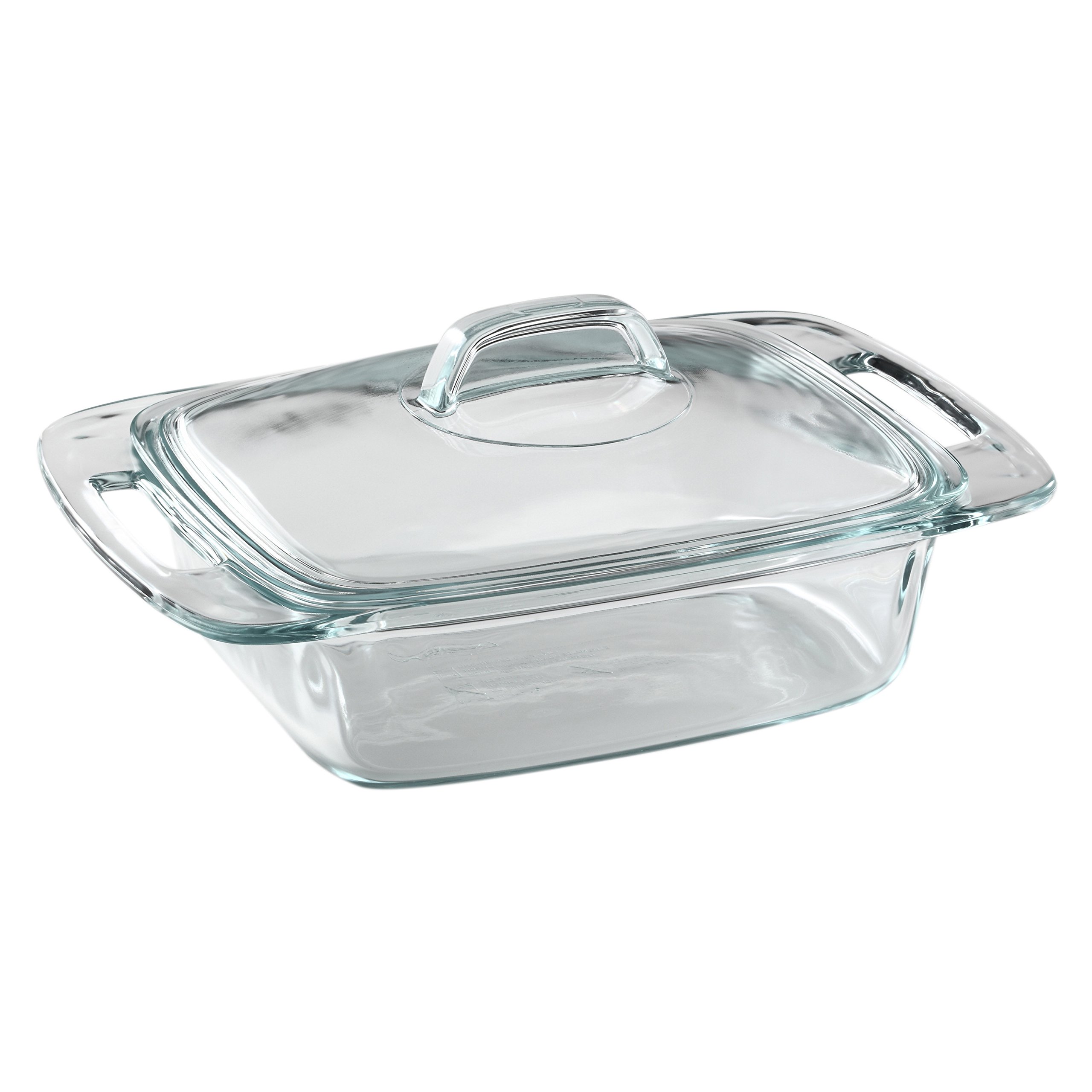 Pyrex Easy Grab | Two Quart Glass Casserole Dish with Lid | Dishwasher ...