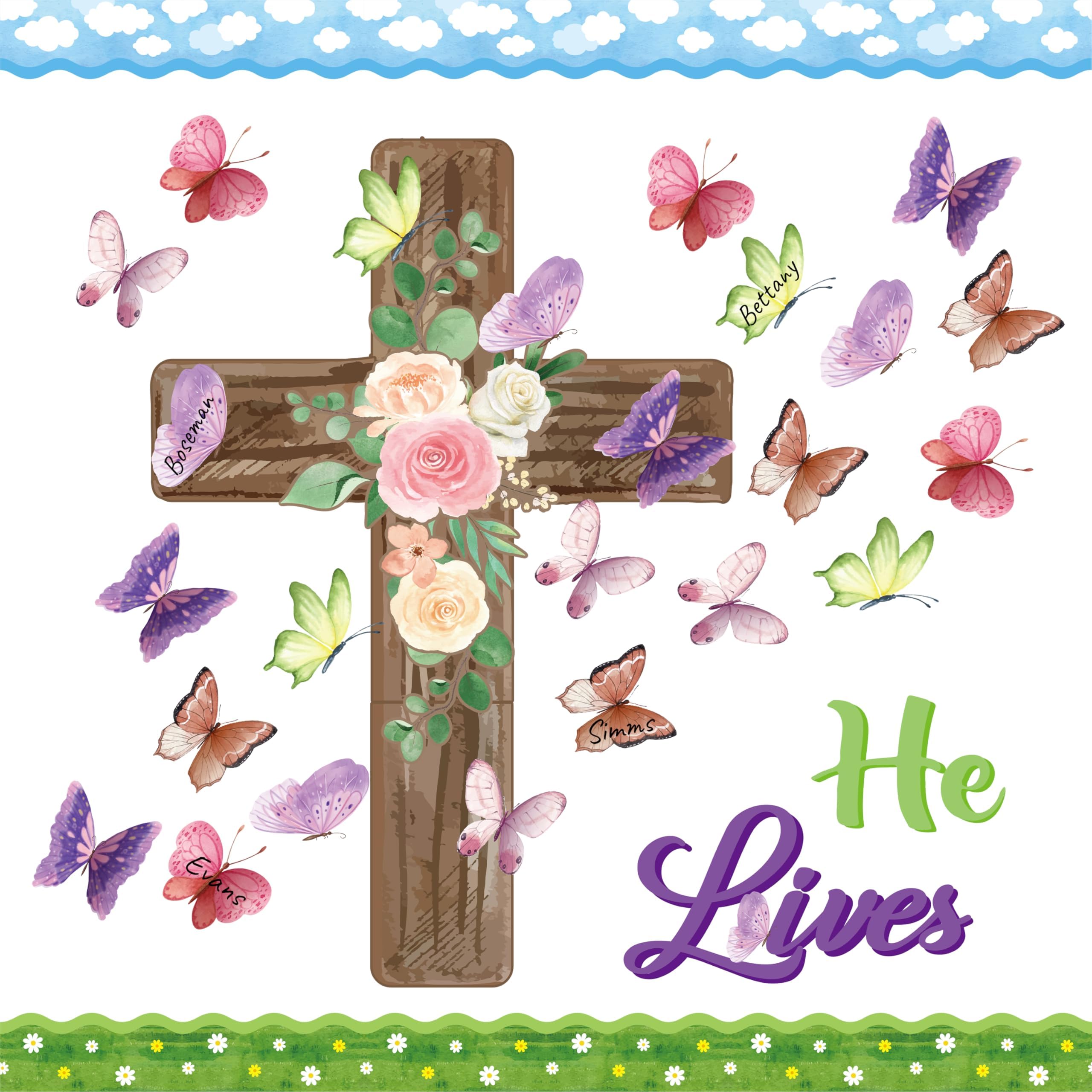 Amazon.com: 3D Power of Prayer Cross Bulletin Board Set - 40 Pieces ...