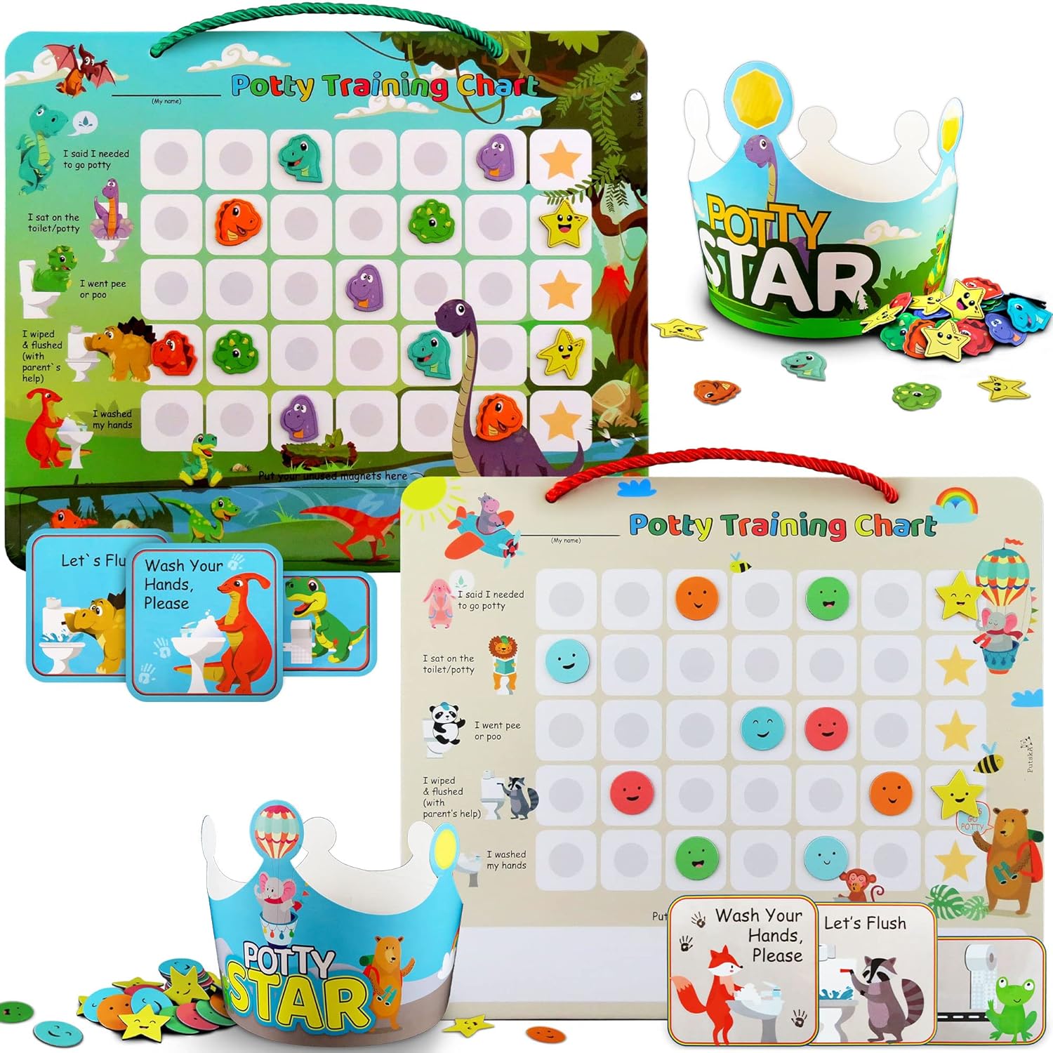 utska Bundle Dinosaur & Animal Potty Training for الكويت | Ubuy