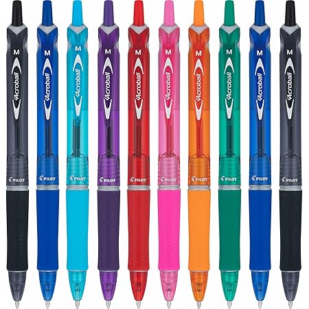 Amazon.com : PILOT Acroball PureWhite Advanced Ink Refillable ...
