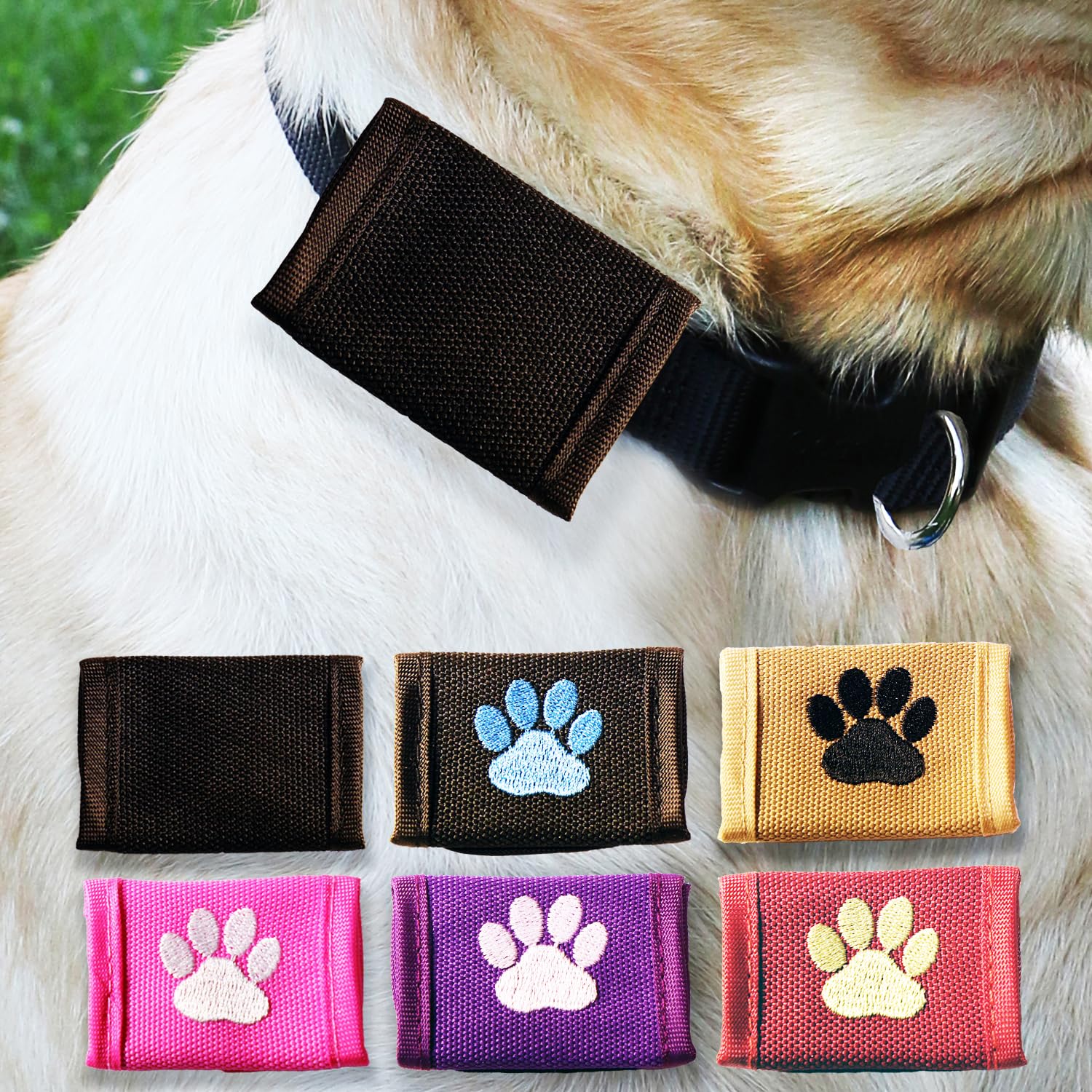 Amazon.com: Dapper Dog Pet Tag Silencer and AirTag Holder - Ballistic ...