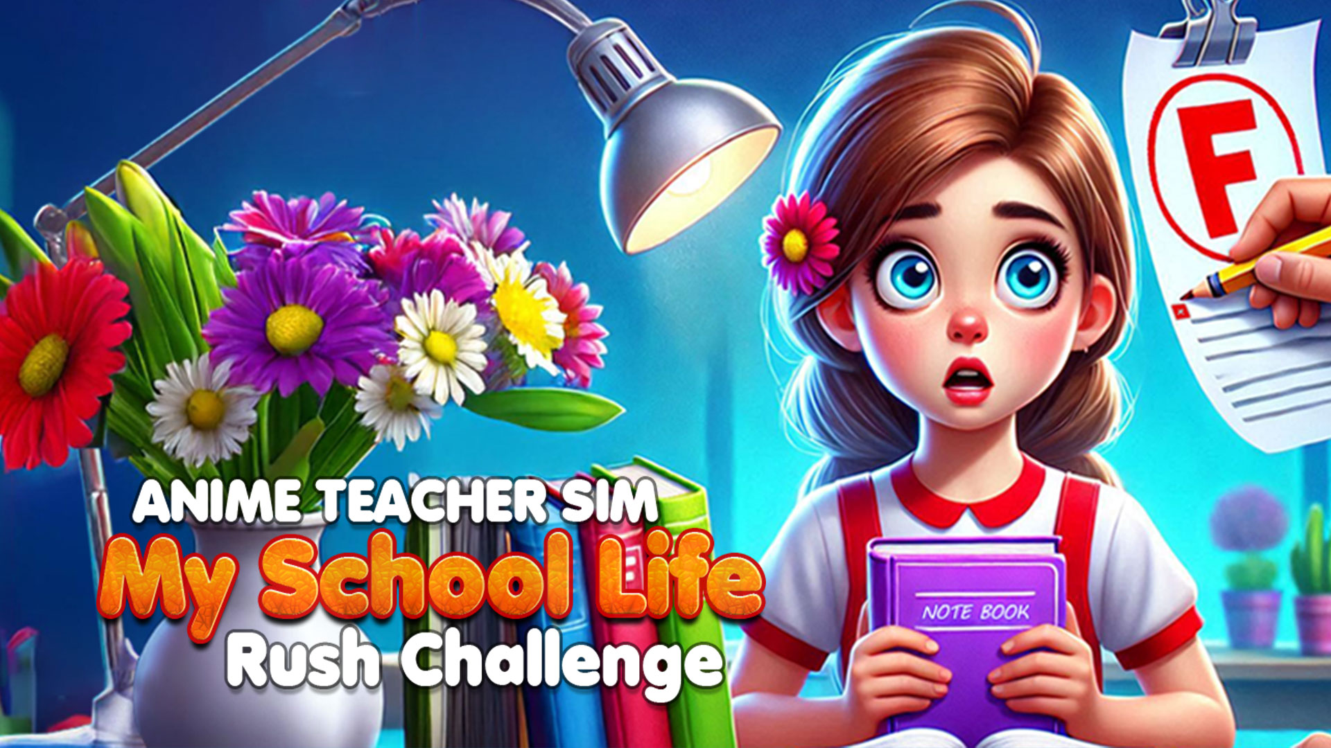 Anime Teacher Sim: My School Life Challenge 3D Pass or Fail Classroom ...