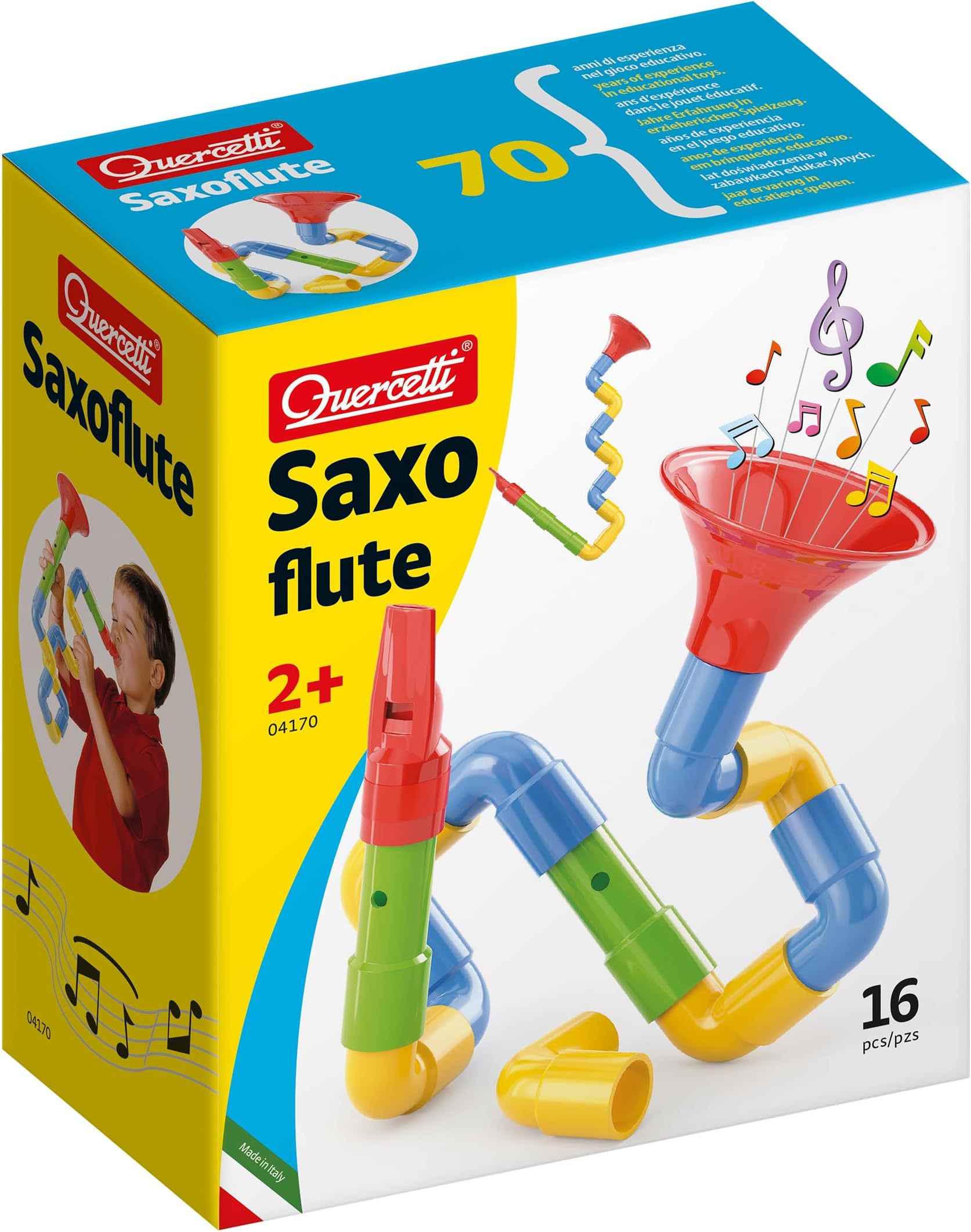 Amazon.com: Kids Saxophone Toy Musical Wind Instruments Plastic 8 ...