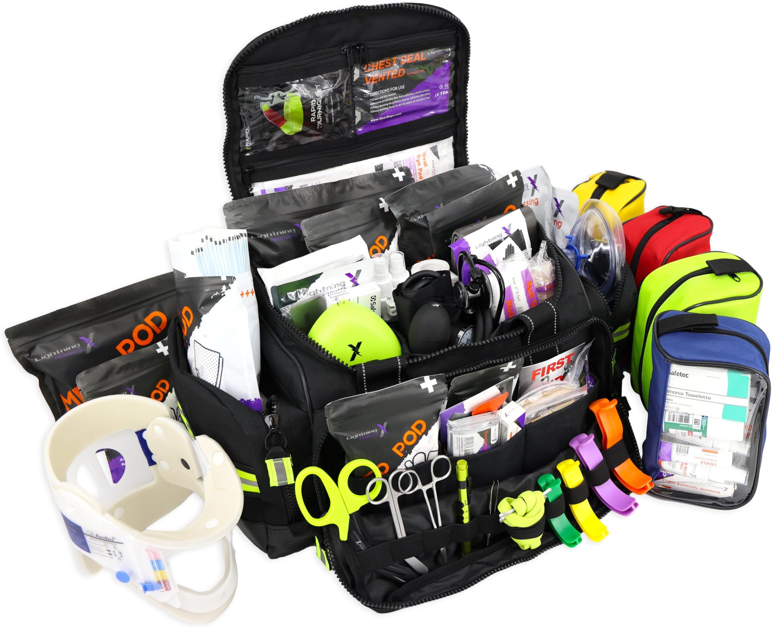 Amazon.com: Lightning X Stocked Modular Trauma & Bleeding First Aid ...