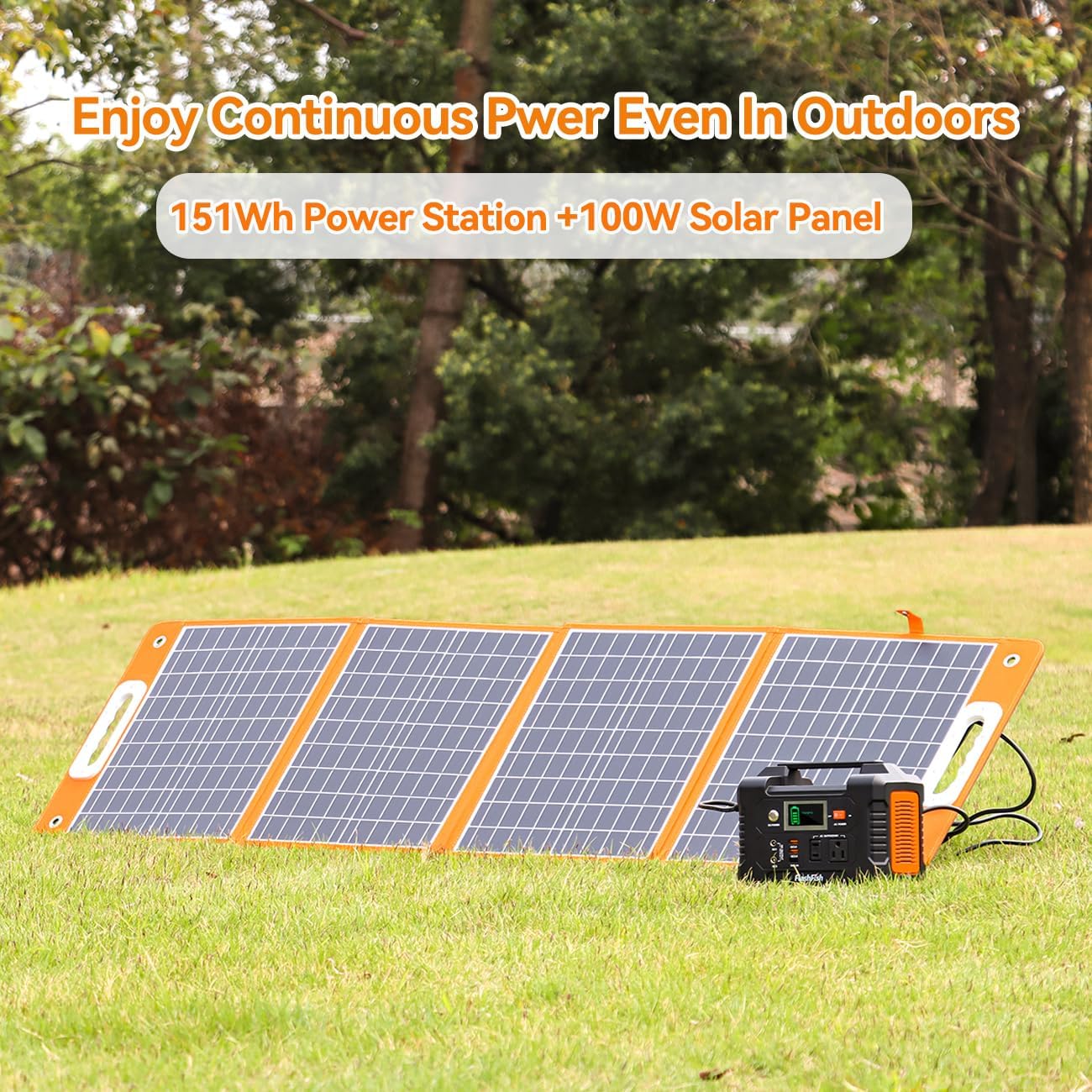 Solar Generator With Solar Panel Included, Flashfish 200W Power ...