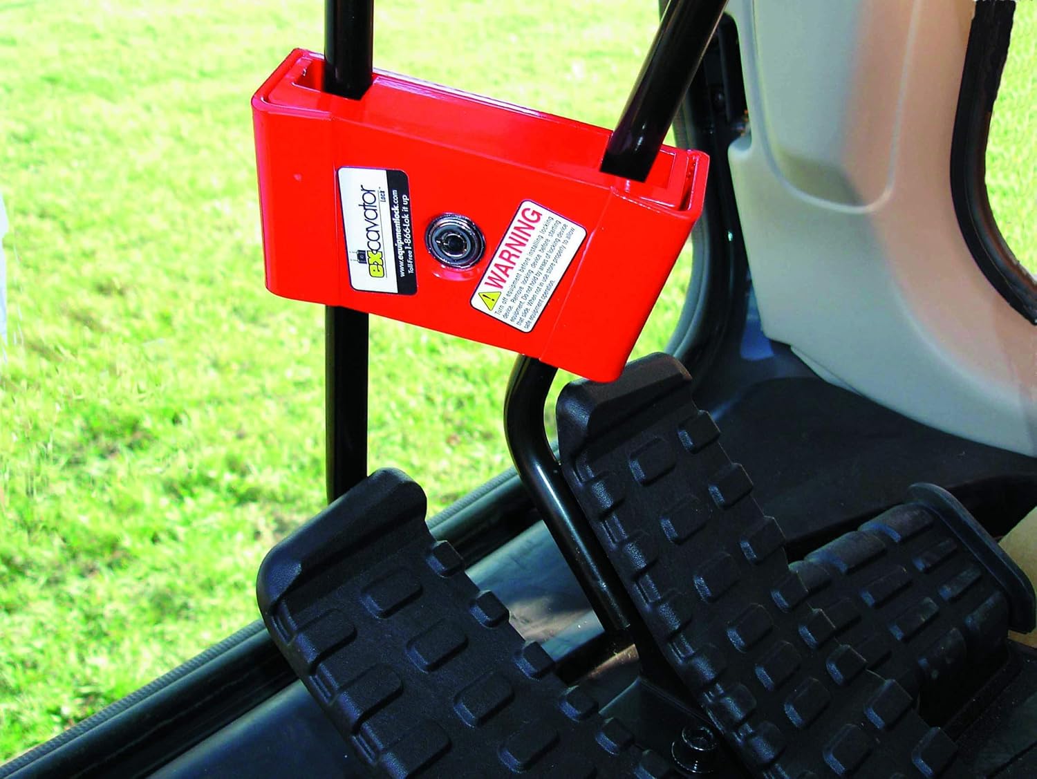 Equipment Lock EXL Excavator Lock: Job Site Safety Equipment: Amazon ...