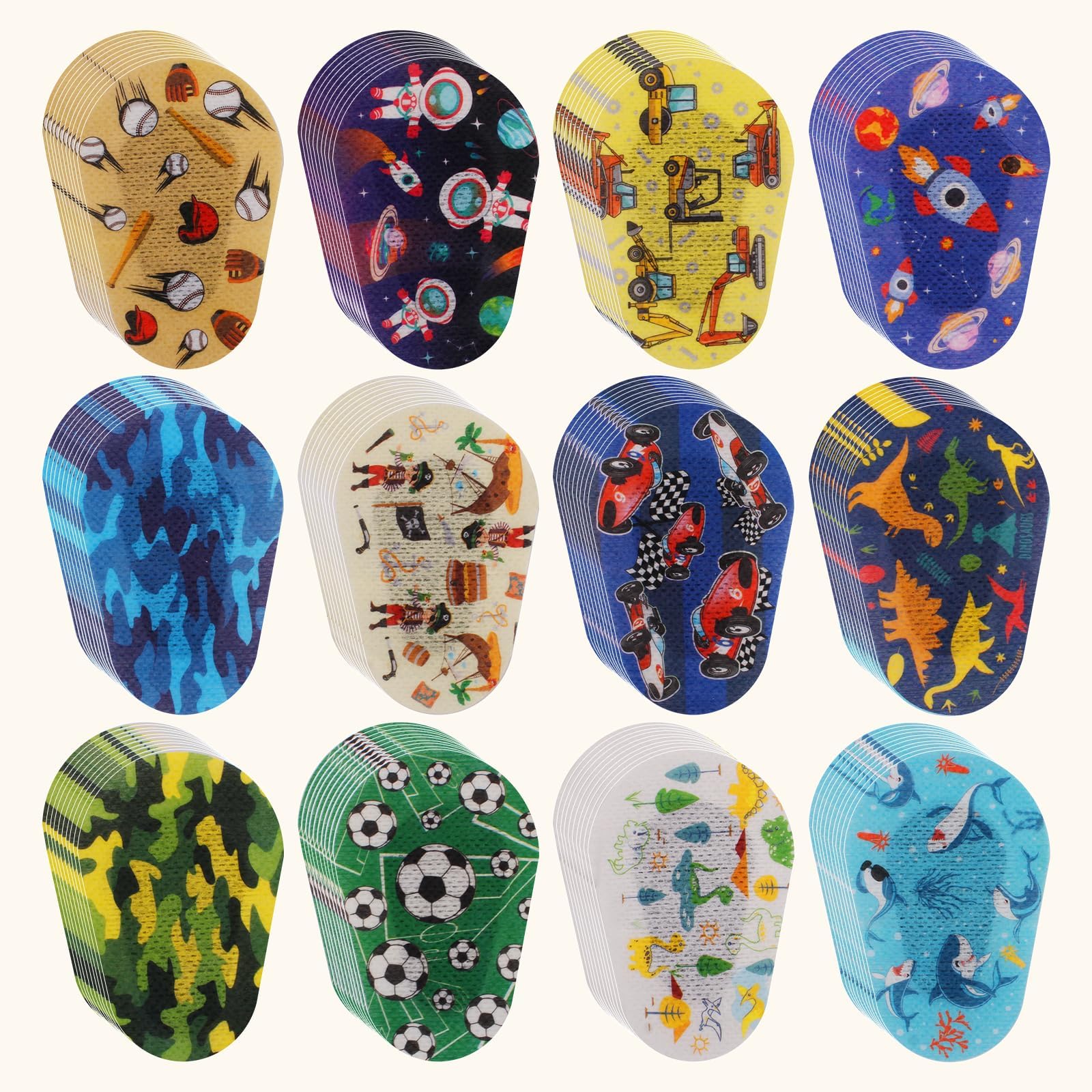 Amazon.com: Siifert 48 Pcs Adhesive Eye Patches for Kids Girl Patches ...