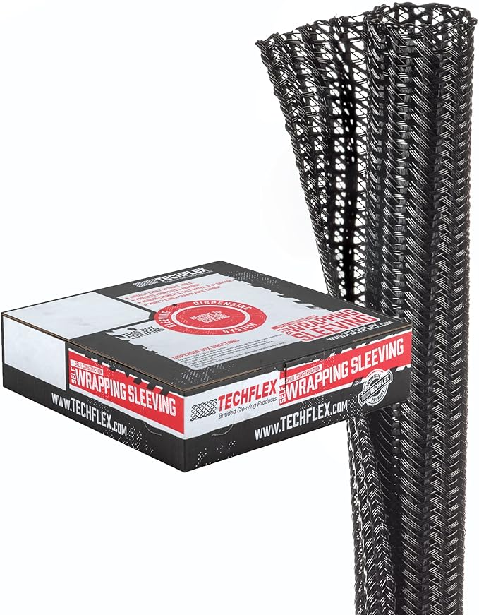 Amazon.com: TechFlex 1/2" Split F6 Sleeving Wrap, Split Loom (50FT ...