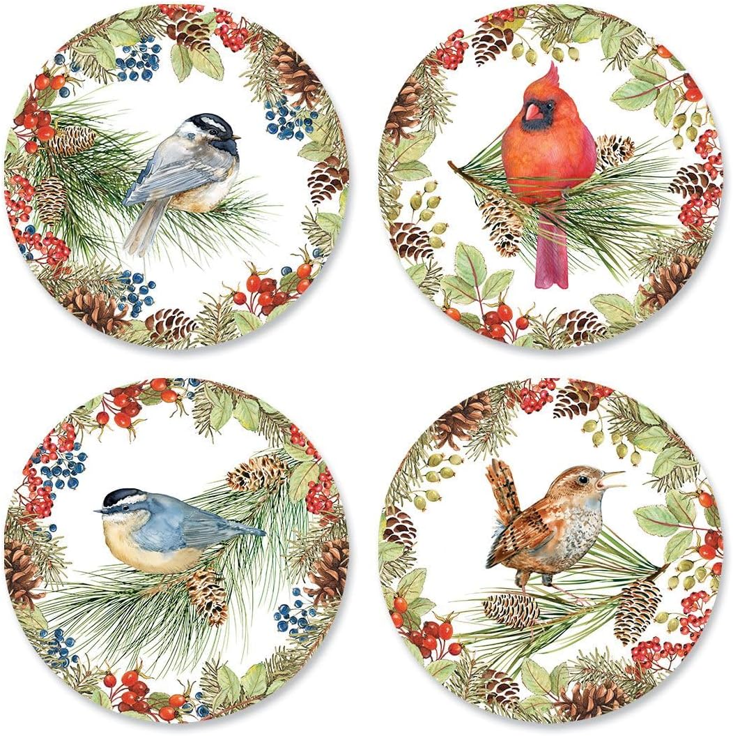 Amazon.com : Colorful Images Birds in a Forest Christmas Holiday ...