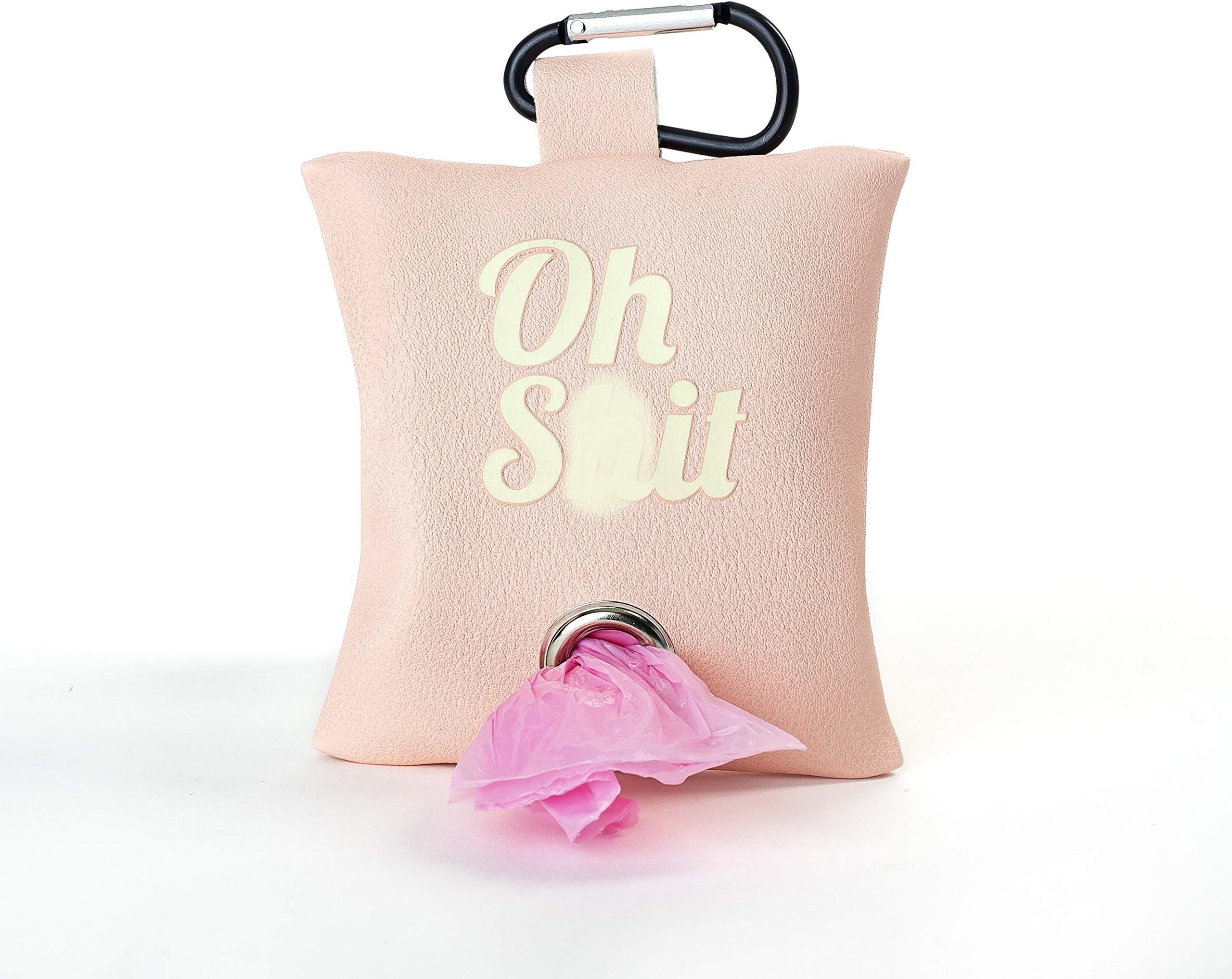 Amazon.com: Funny Novelty Dog Waste Bag Dispenser - Oh Shit (Black ...