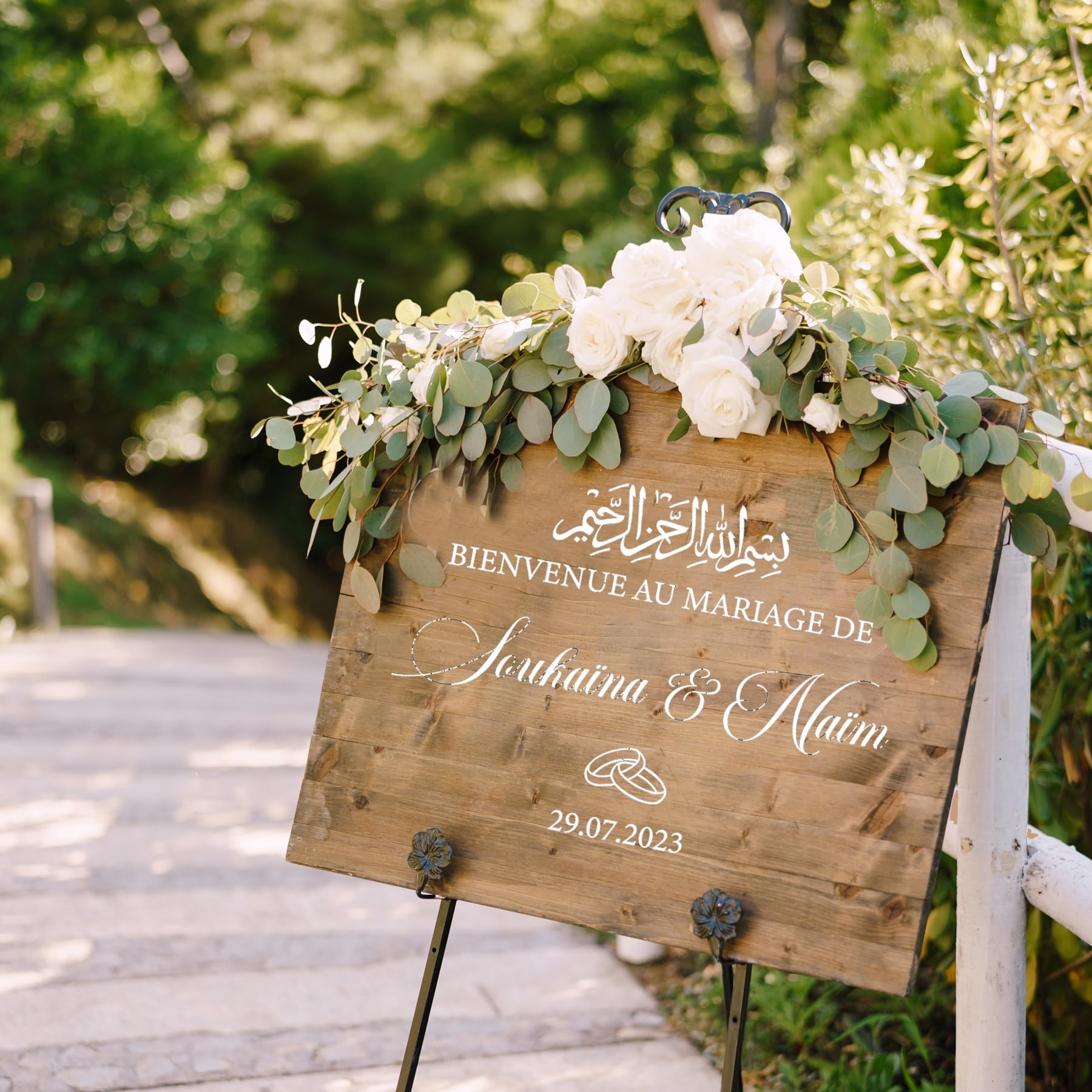 Diy wedding welcome sign wood | Honestweddingadvice.com