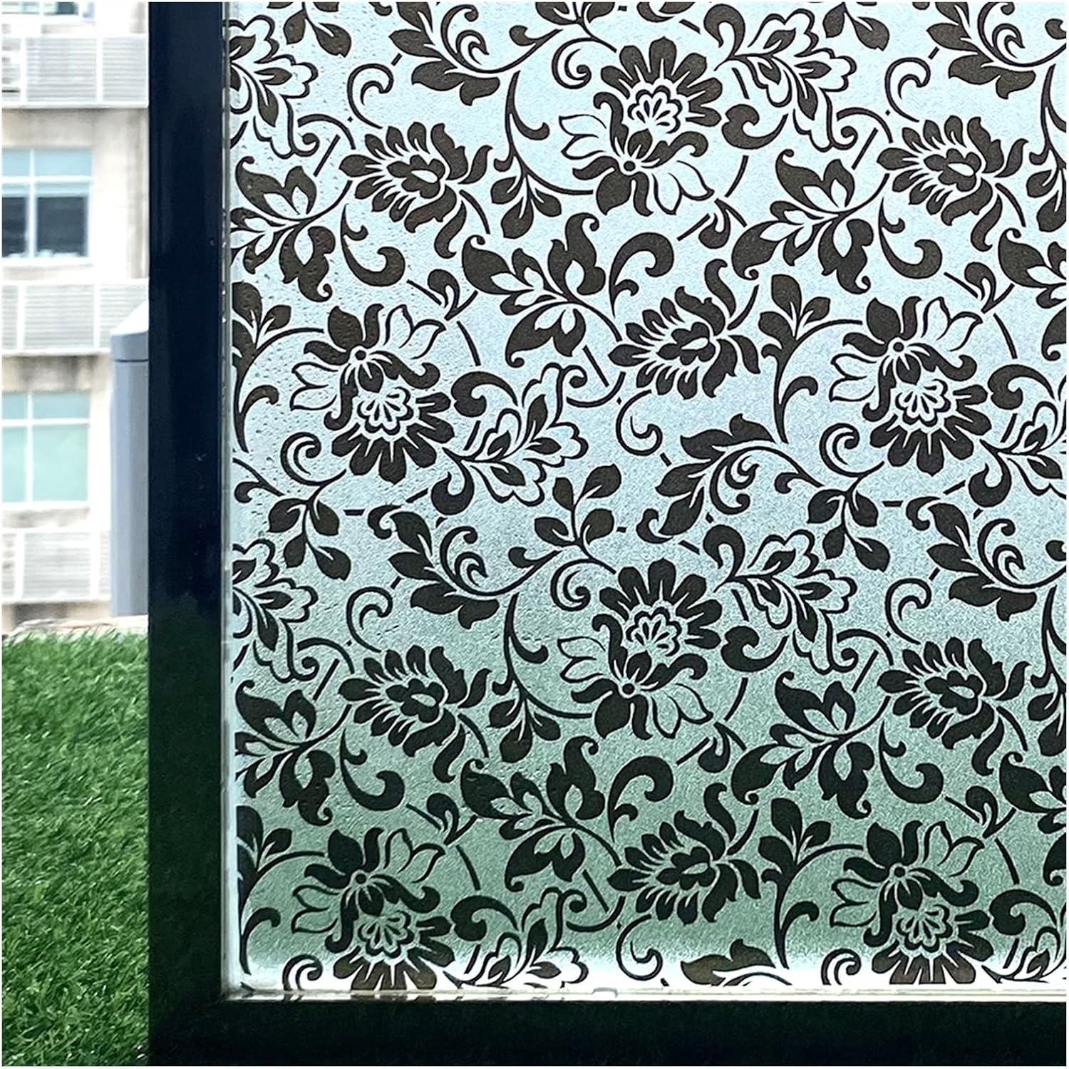 Amazon.com: Stained Glass Window Film Window Privacy Film Static Window ...