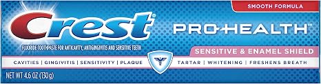 Amazon.com : Crest Pro-Health Sensitive & Enamel Shield Toothpaste ...