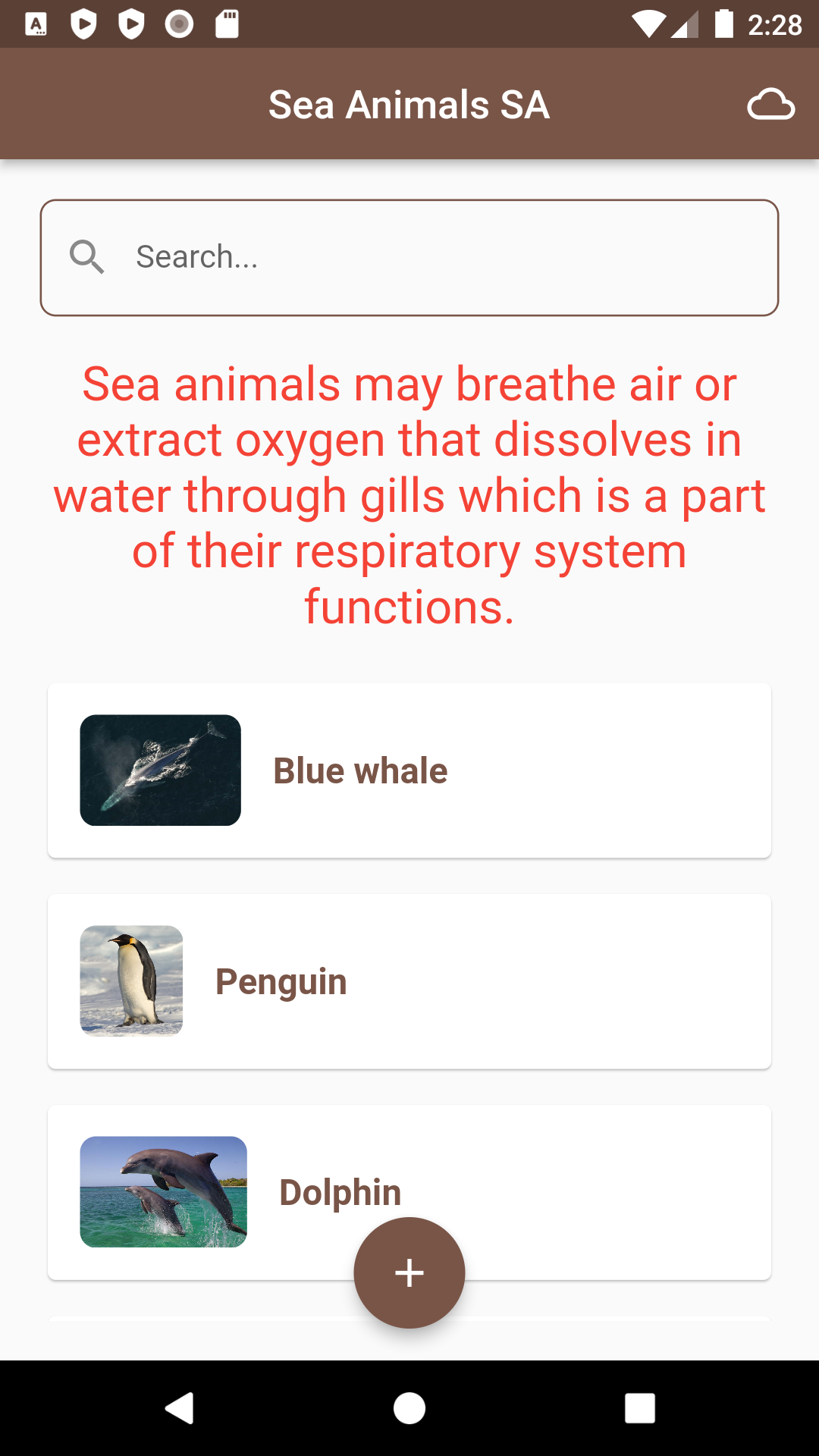 Sea Animals SA - App on Amazon Appstore