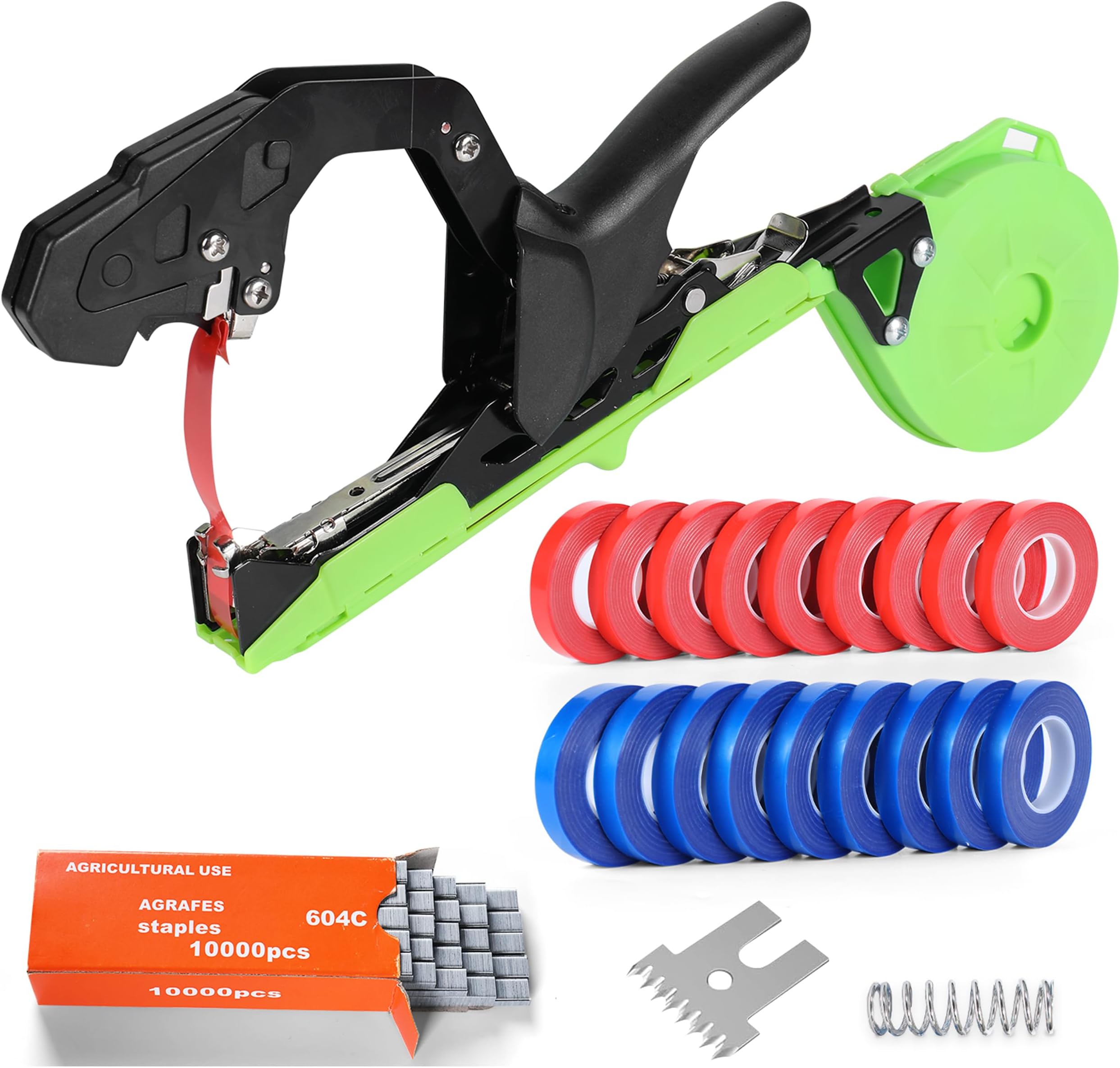 Amazon.com : Plant Tying Machine Tool with 20 Rolls of Tape – Handheld ...