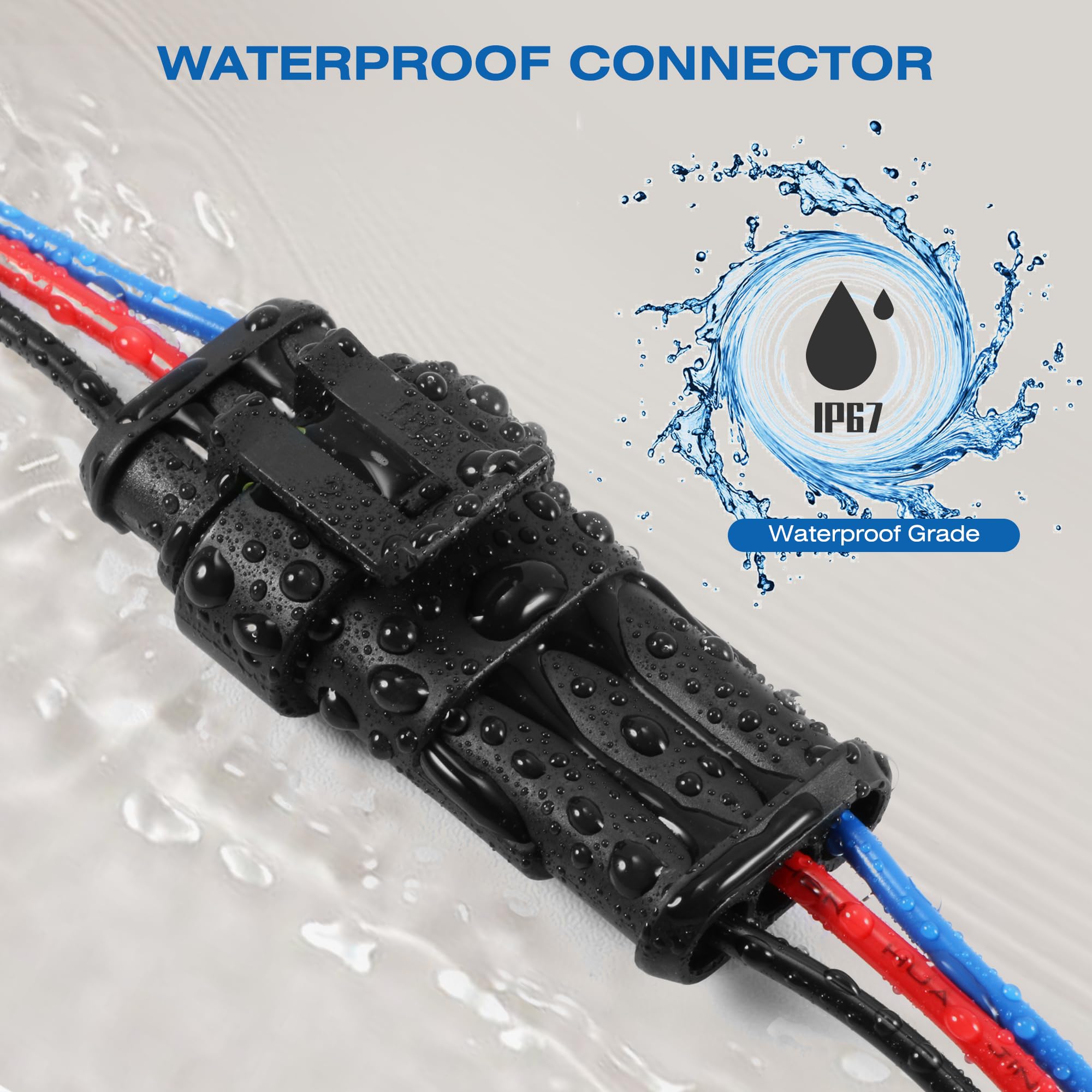 Snapklik.com : RDBS 5 Kit 3 Pin Electrical Wire Connectors 3 Way ...