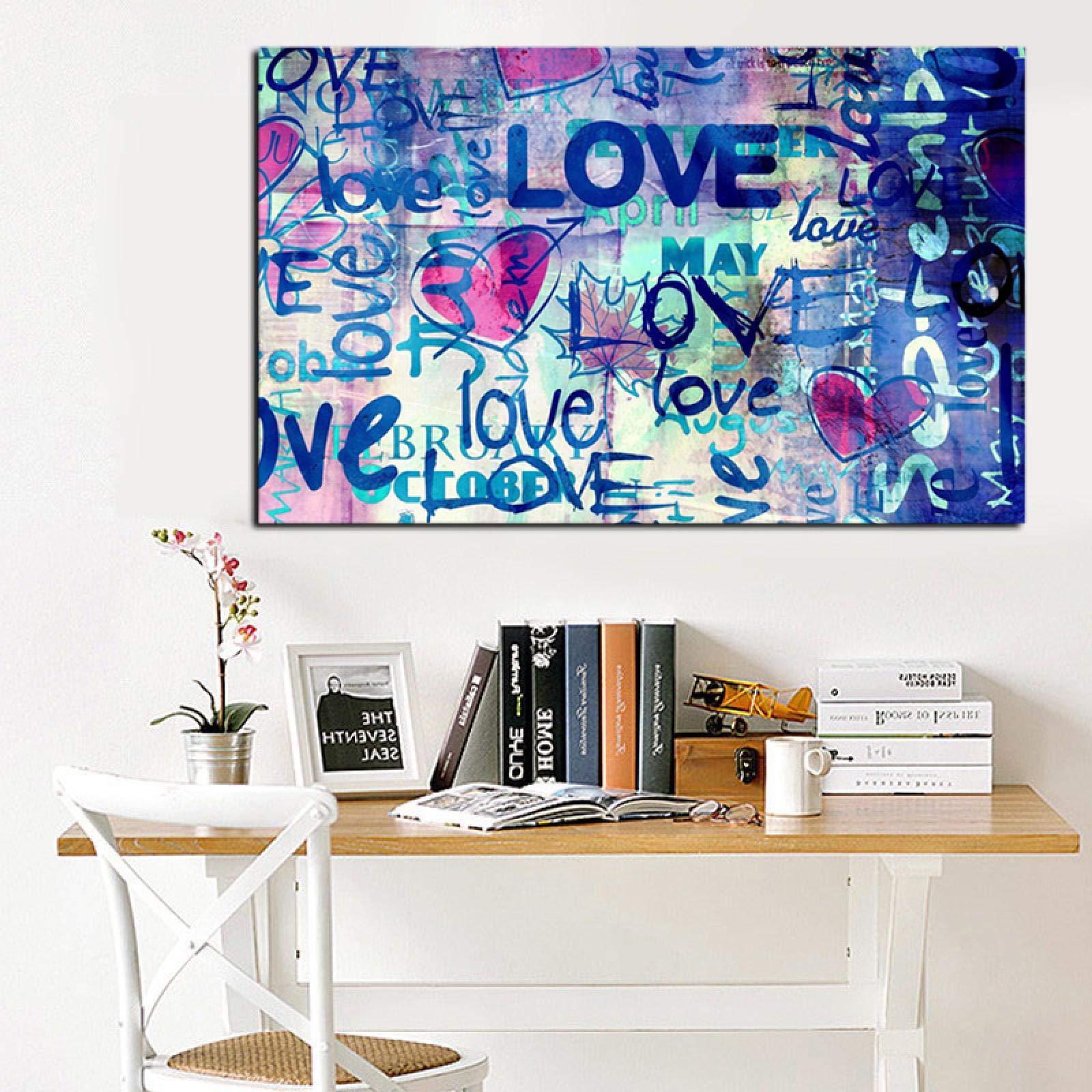 Abstract Art With Quotes Yeah Right Quote Print – InkAndDrop