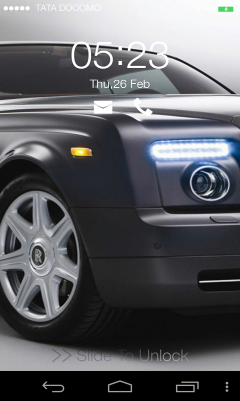 Aplicación Car Lockscreen Wallpaper en Amazon Appstore
