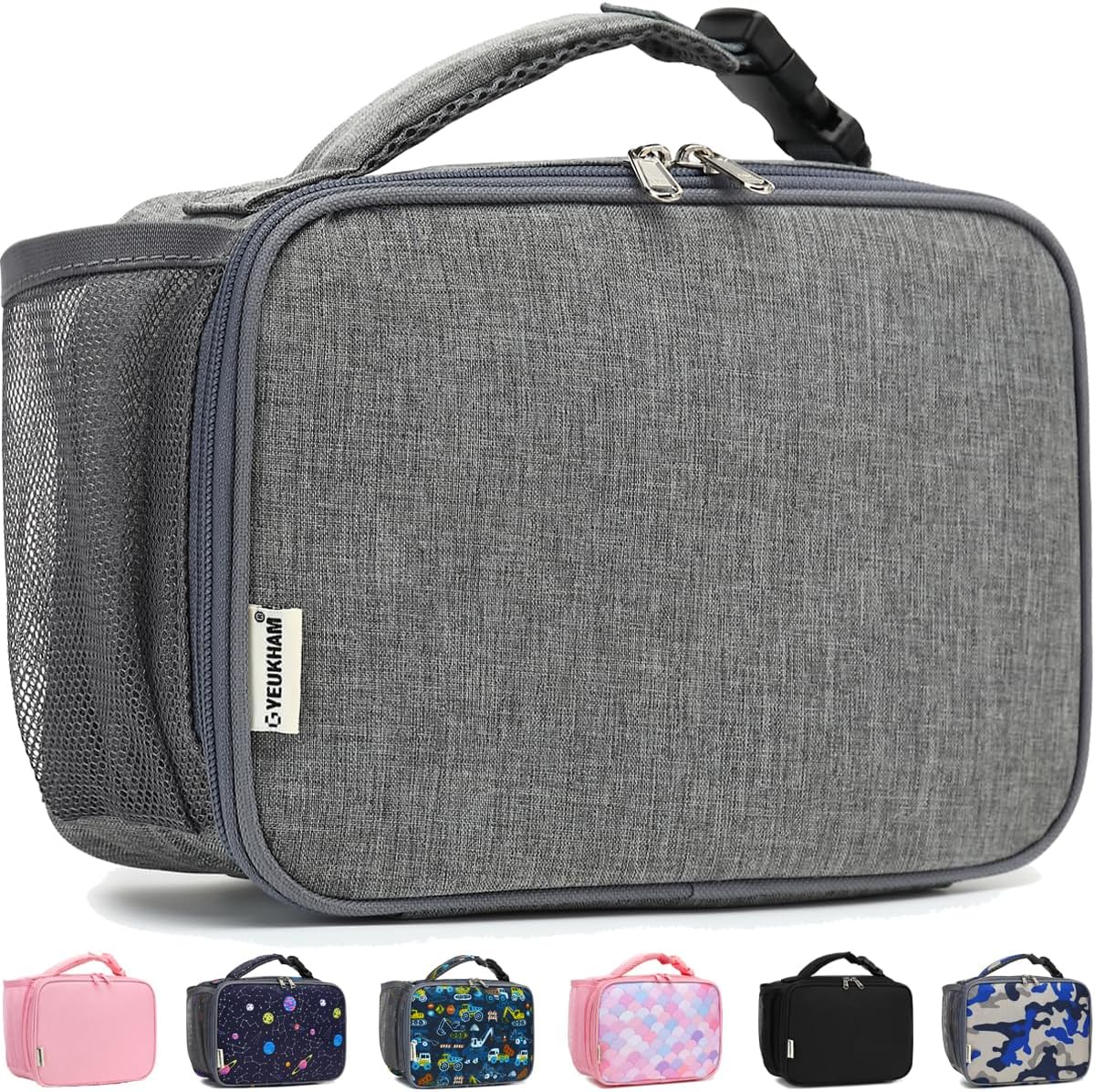 Amazon.com: GYEUKHAM Insulated Lunch Box for School, Thermal Reusable ...