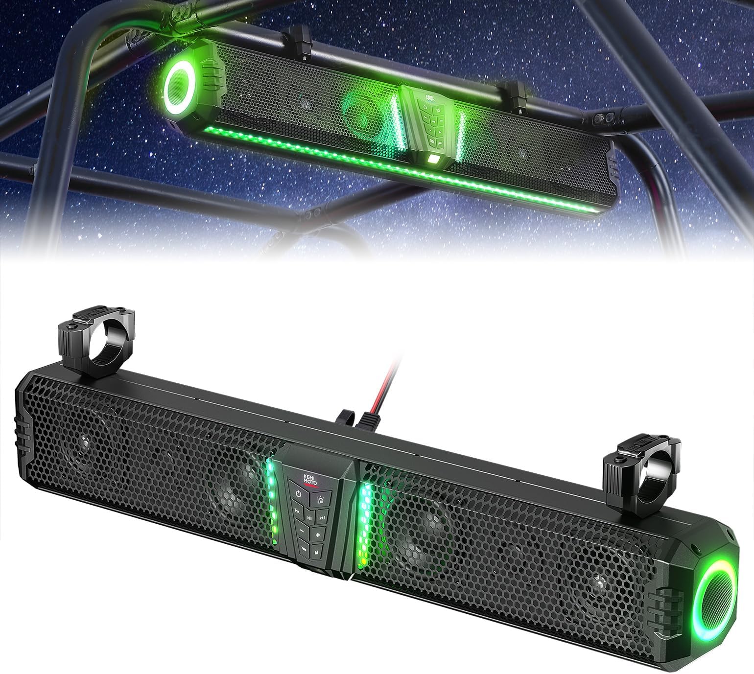 Amazon.com: KEMIMOTO Midnight 80 32-inch UTV Sound Bar Waterproof IP66 ...