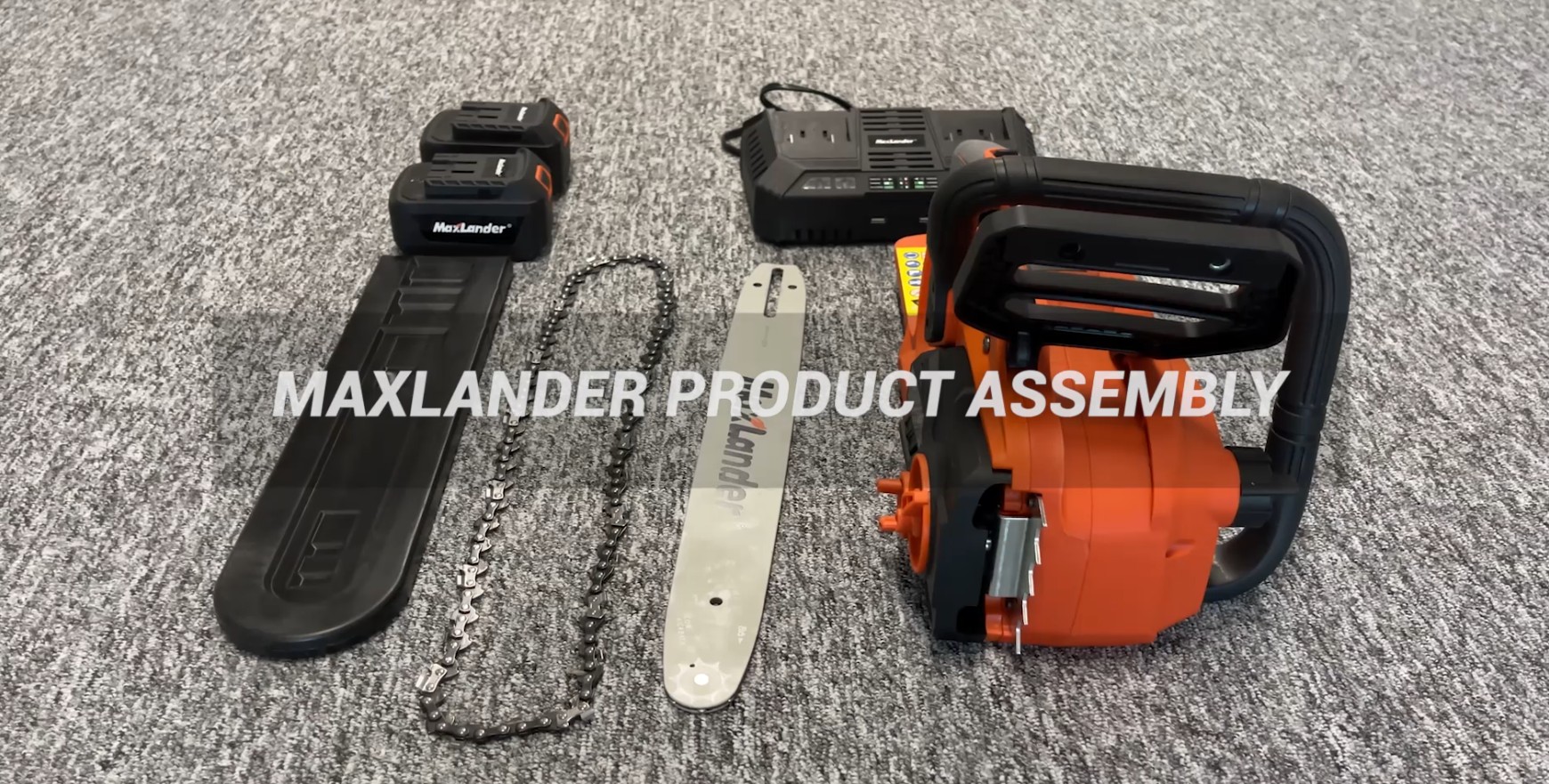 Watch MAXLANDER 40V Chainsaw Installation Instructions on Amazon Live