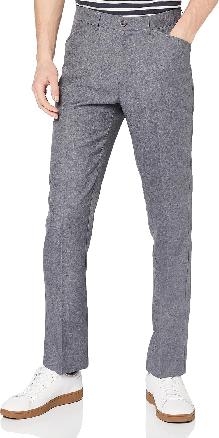 Farah Pantalon Anti-Taches Roachman pour Homme, Gris foncé, 44W x 31L ...