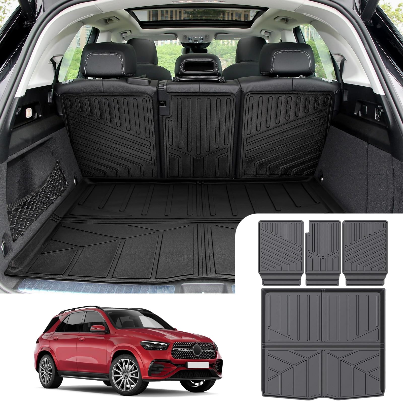 Amazon.com: Utiiy Cargo Liners Fit for 2020-2023 Mercedes-Benz GLE ...
