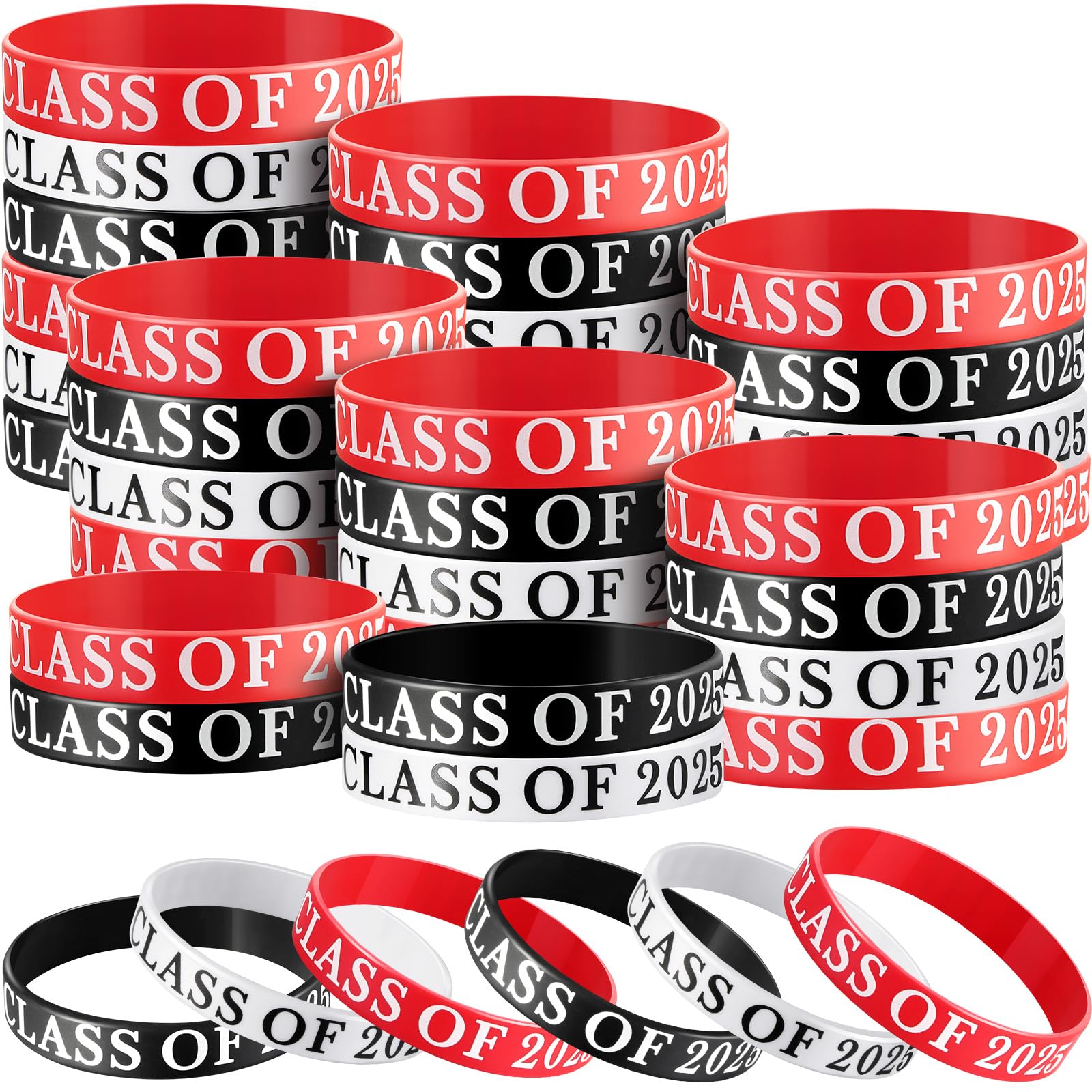 Snapklik.com : Poen 100 Pcs Class Of 2025 Bracelets Graduation ...