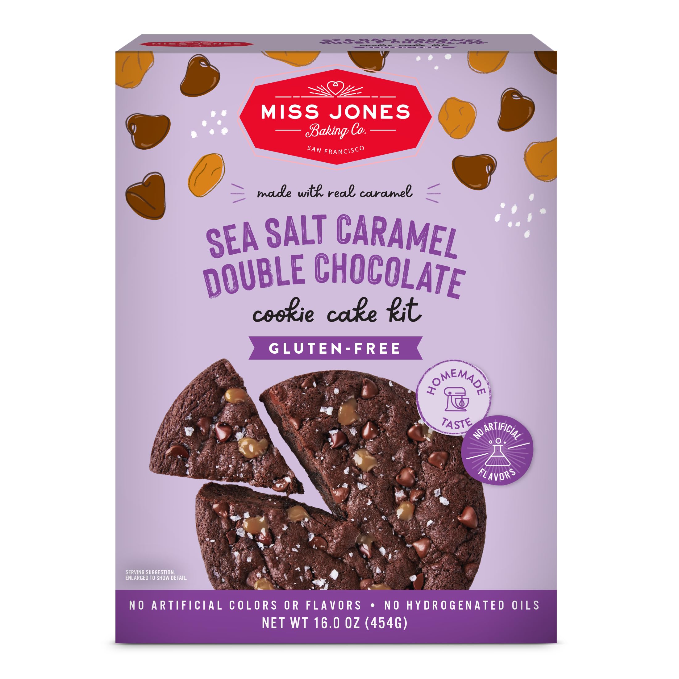 Amazon.com : Miss Jones Gluten Free Sea Salt Double Chocolate Chip ...