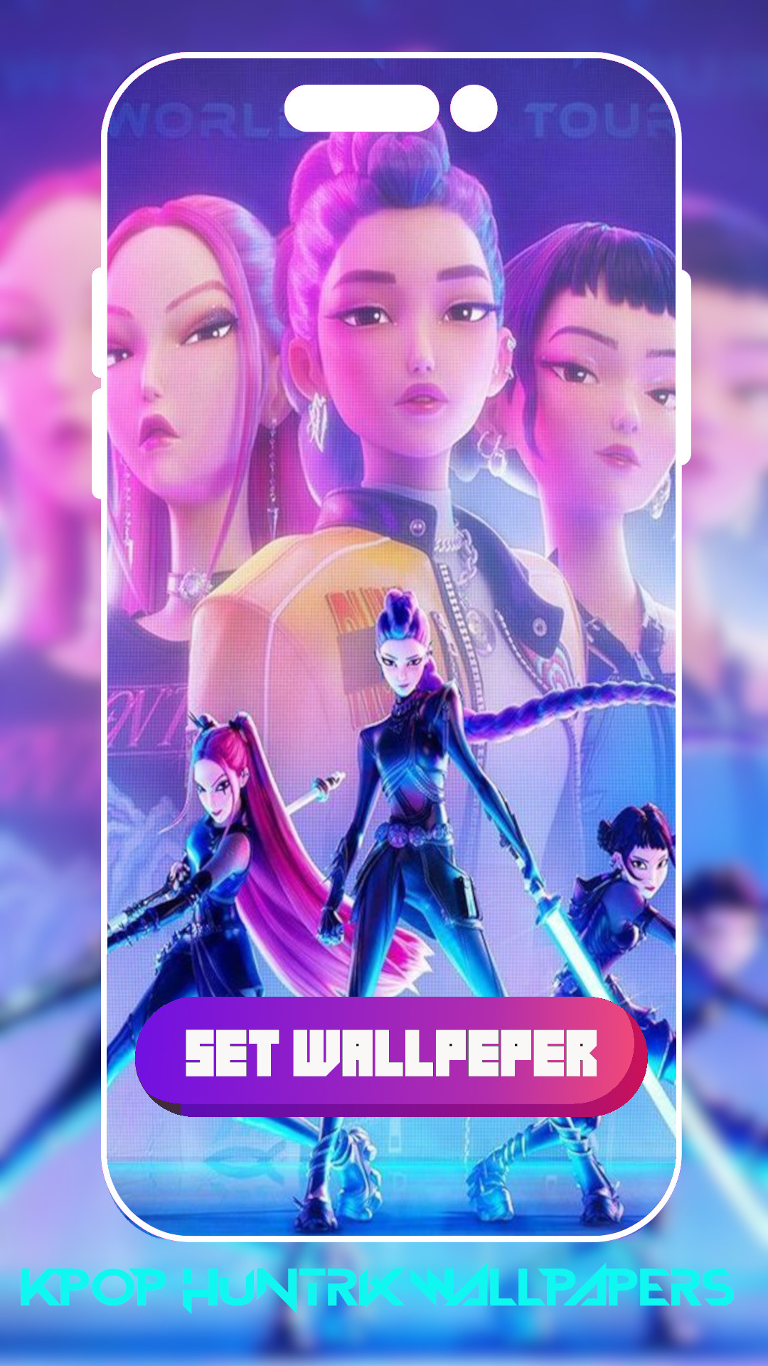 Girly K-Pop Huntrix Aesthetic Backgrounds HD - App on Amazon Appstore