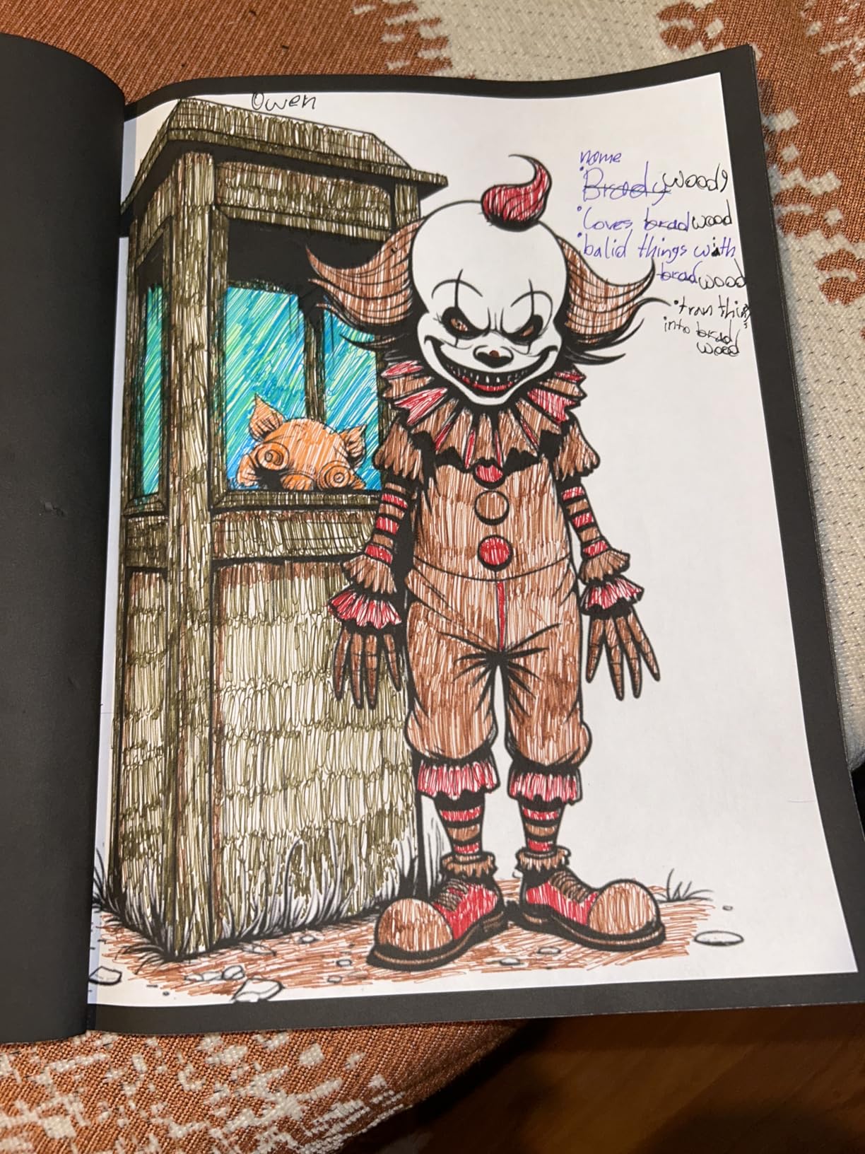 Amazon.com: Creepy Clown Coloring Book: 50 Dark & Scary Clown ...