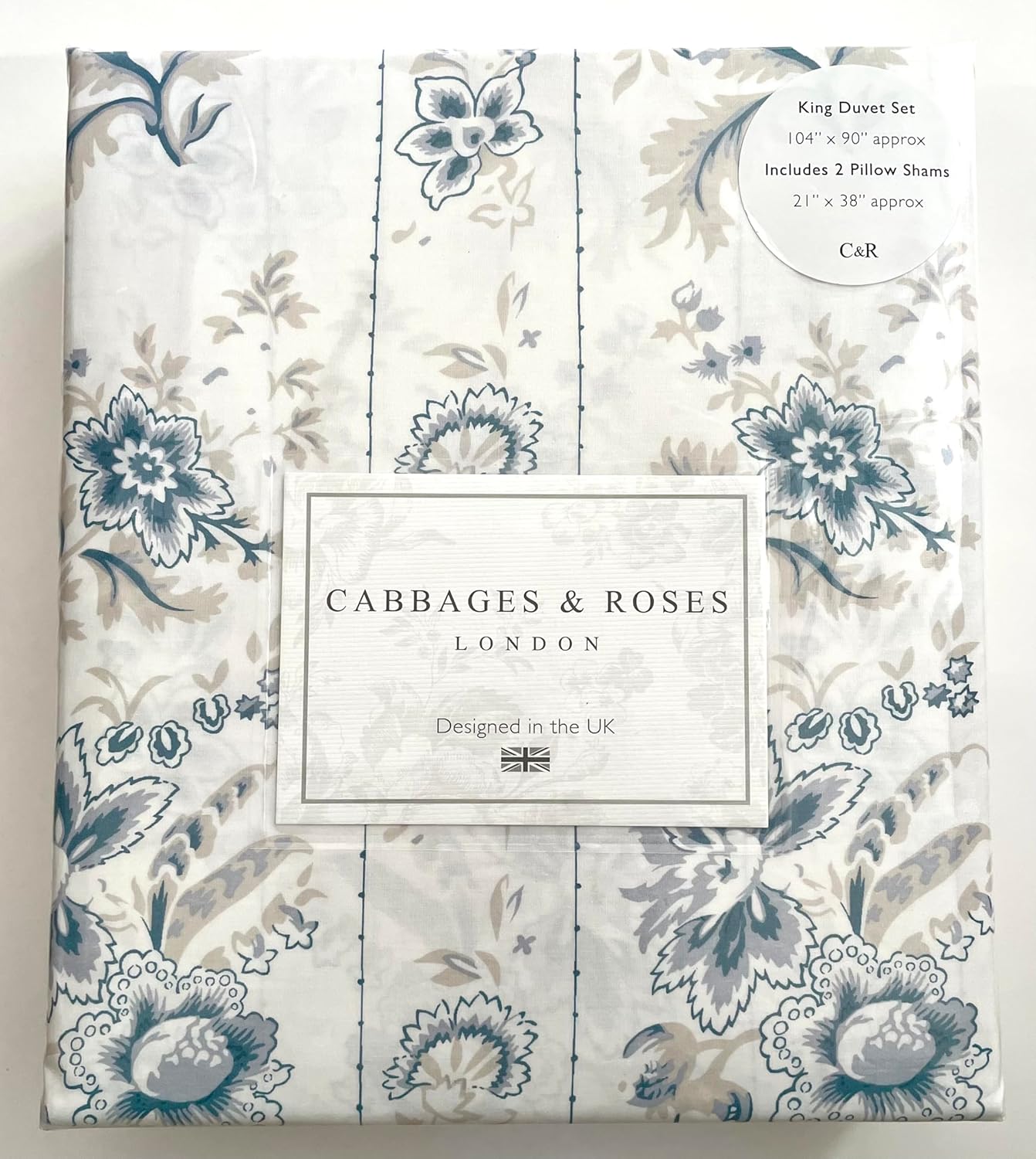 Amazon.com: Cabbages & Roses of London Luxurious Home Collection 100% ...