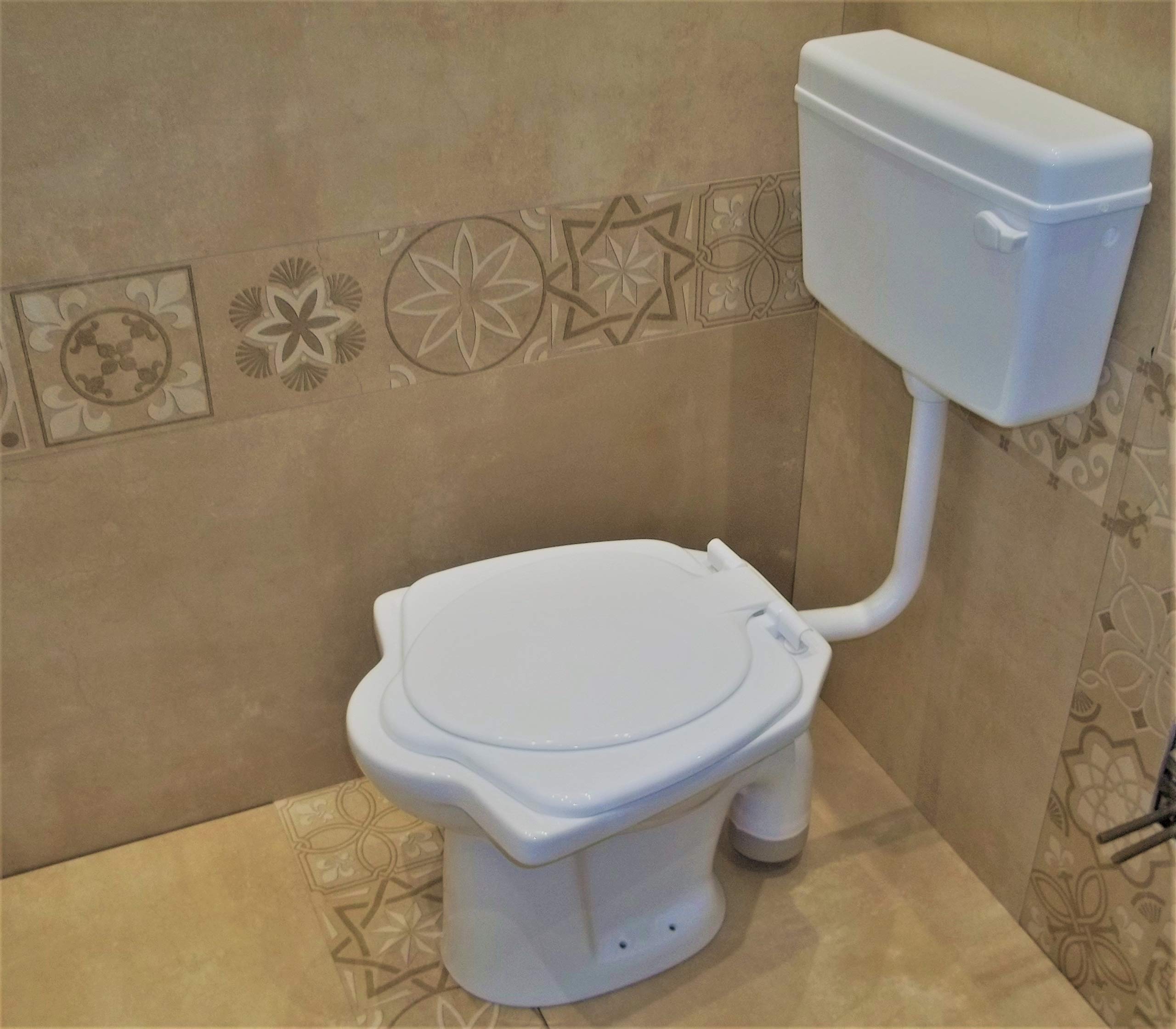 Ceramic Anglo Indian Commode/Water Closet S Trap - White with Normal ...