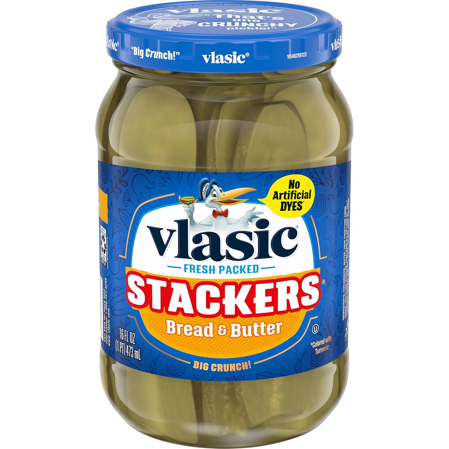 Amazon.com : Vlasic Stackers Bread and Butter Pickles, 16 FL OZ ...