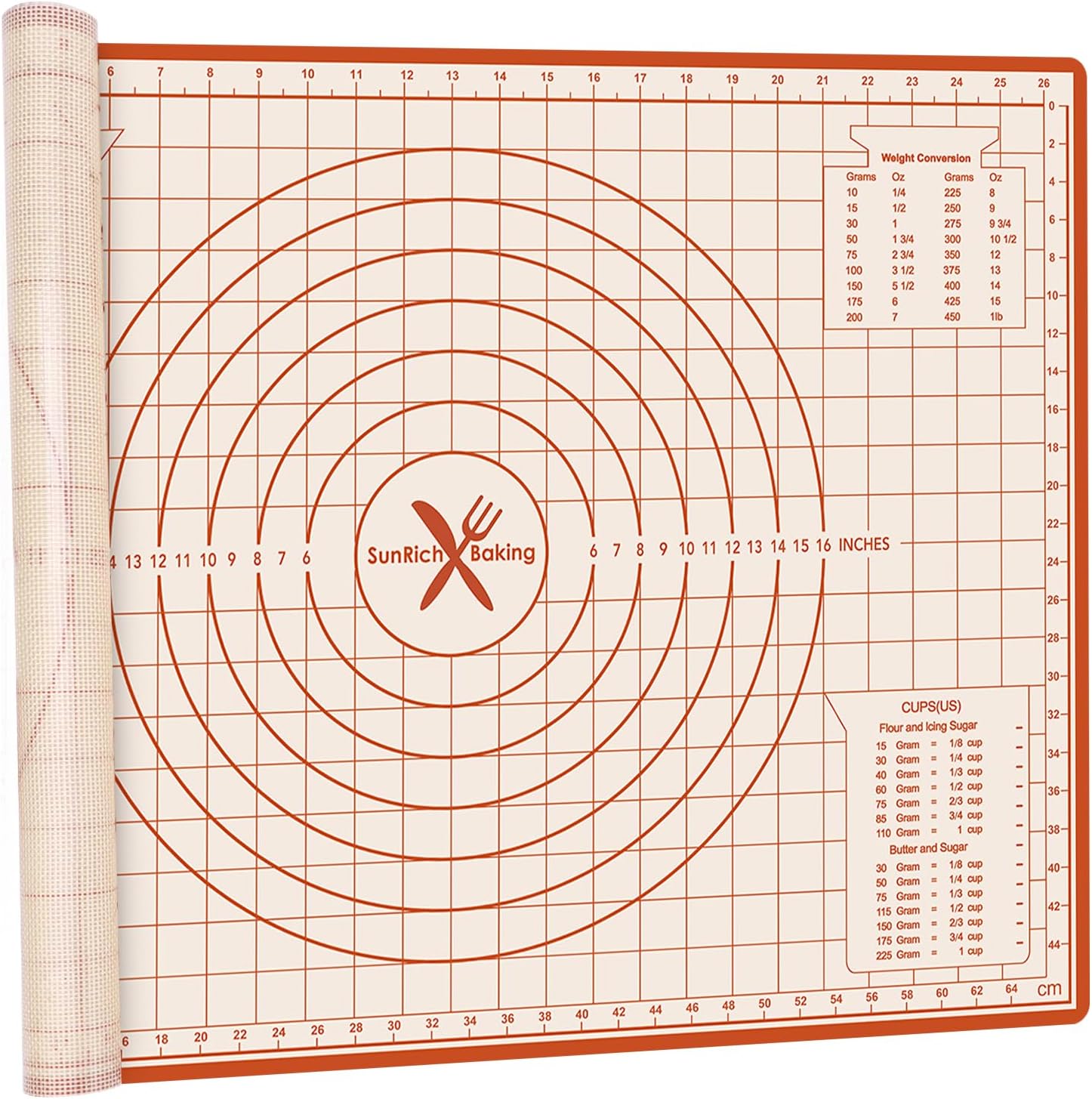 Amazon.com: Silicone Baking Pastry Mat,36" x 24" Large Non Stick Sheet ...