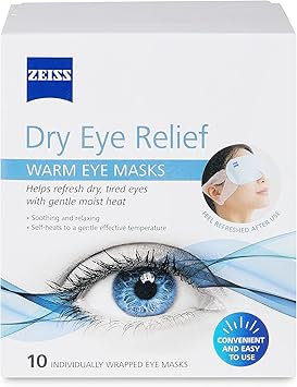 Amazon.com: ZEISS Warm Eye Masks, 10 Count for Dry Eye Relief ...