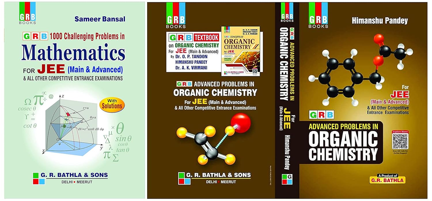 Buy GRB Advanced Problems in Organic Chemistry for JEE & GRB 1000 ...