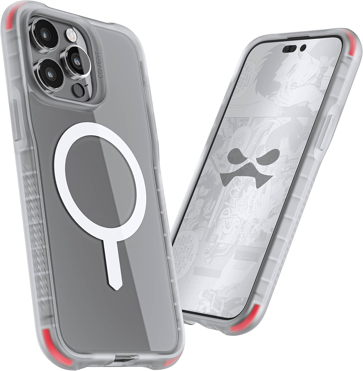 Amazon.com: Ghostek COVERT MagSafe iPhone 14 Pro Max Case Clear Phone ...