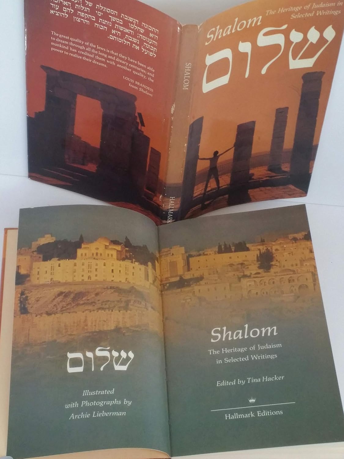 Shalom: The Heritage of Judaism in Selected Writings: Hacker, Tina ...
