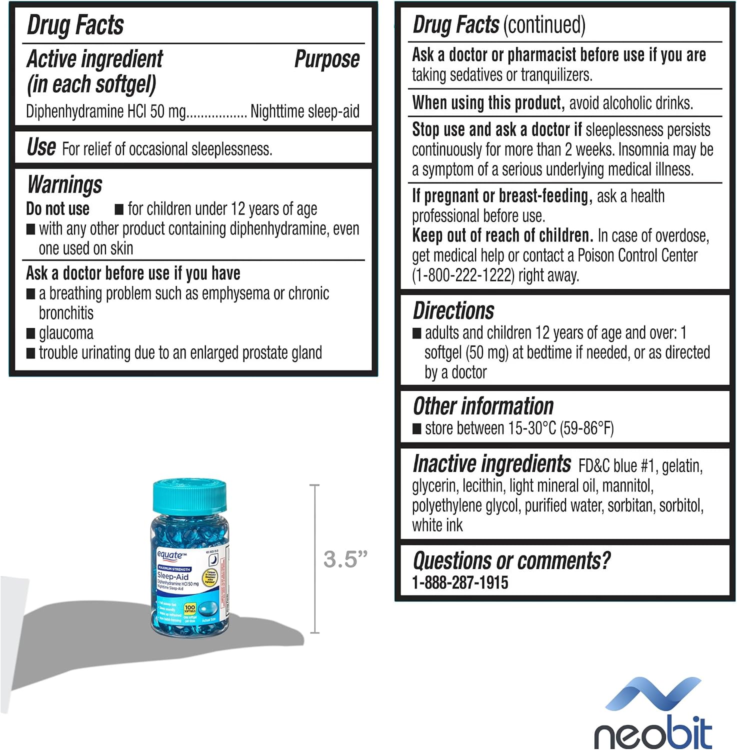Equate Sleep-Aid Softgels Review | Get My Sleep