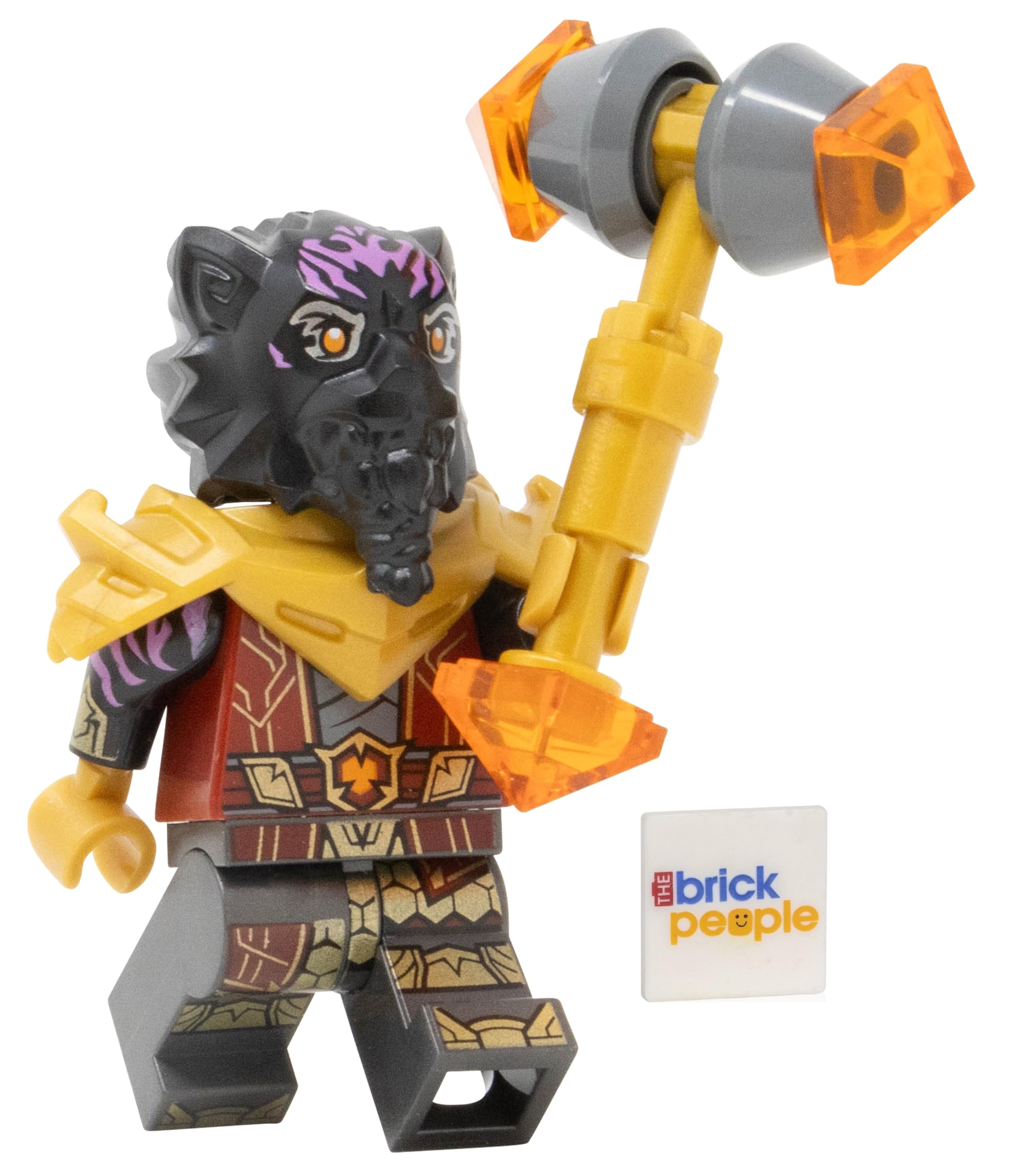 LEGO Ninjago Dragons Rising: Lord Ras Minifigure with Golden Hammer ...