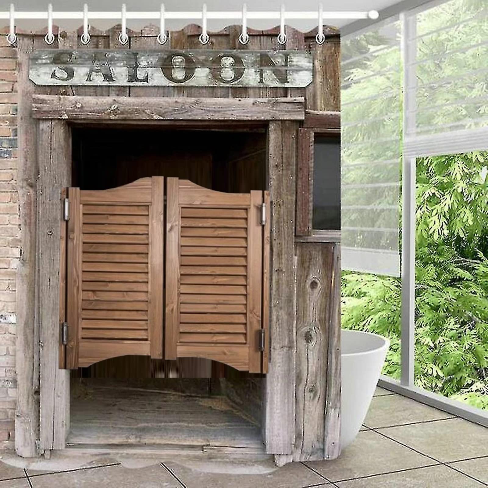 Old Saloon Doors Old Western Swinging Saloon Doors With Sign Throw