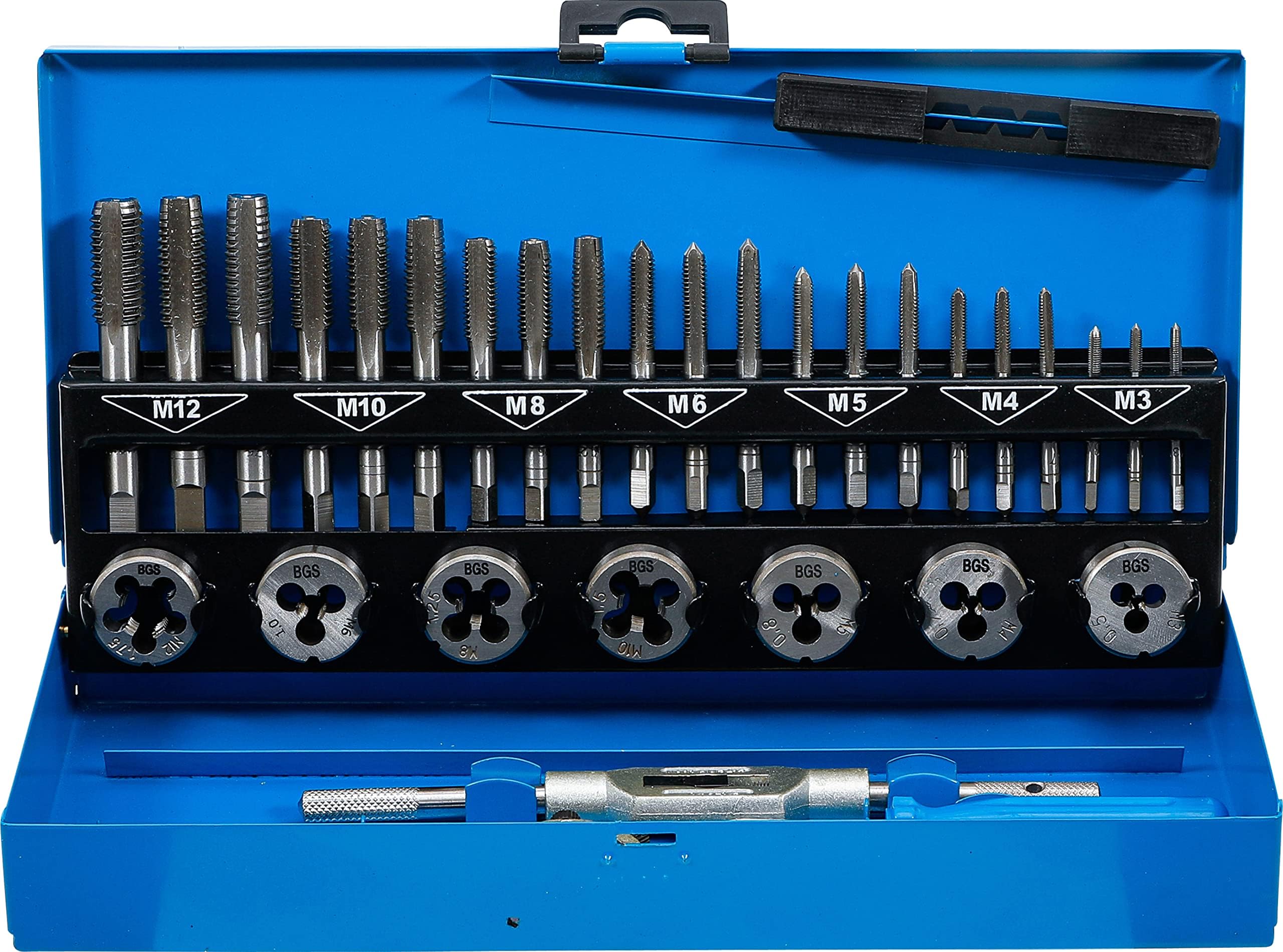 GSR PROFI 32 teilig Gewindeschneider Set metrisch M3 bis M12 HSSG ...