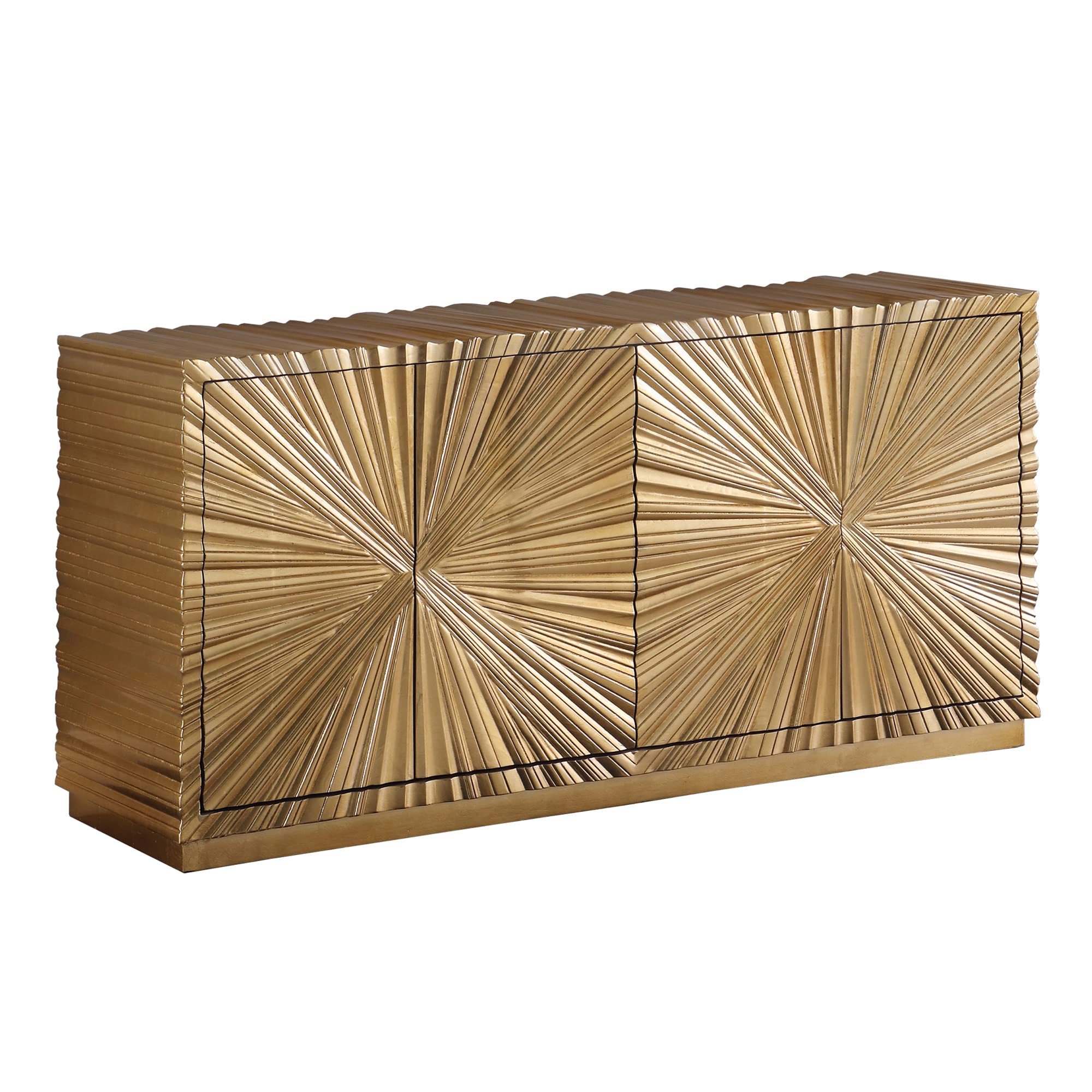 Amazon.com - Best Master Furniture T2021GS Sideboard, Gold - Buffets ...