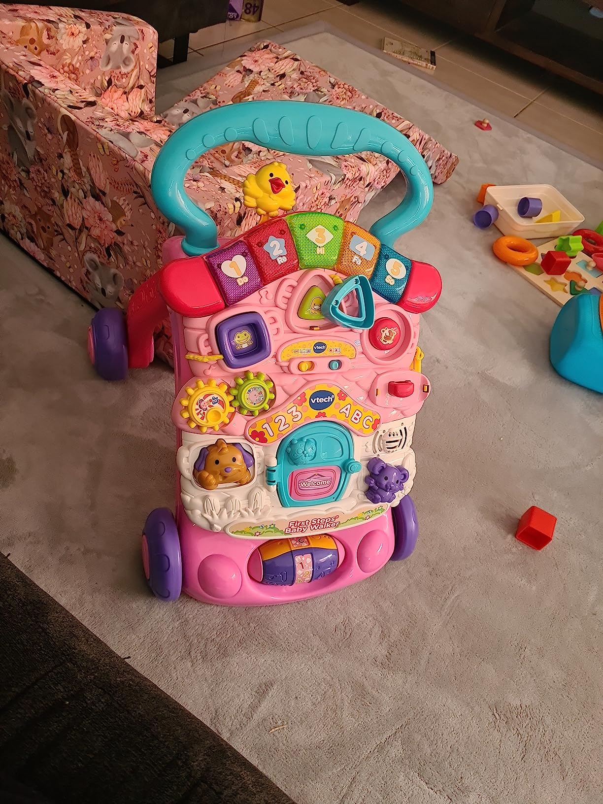 VTech First Steps Baby Walker - Interactive Educational Walking Walker ...